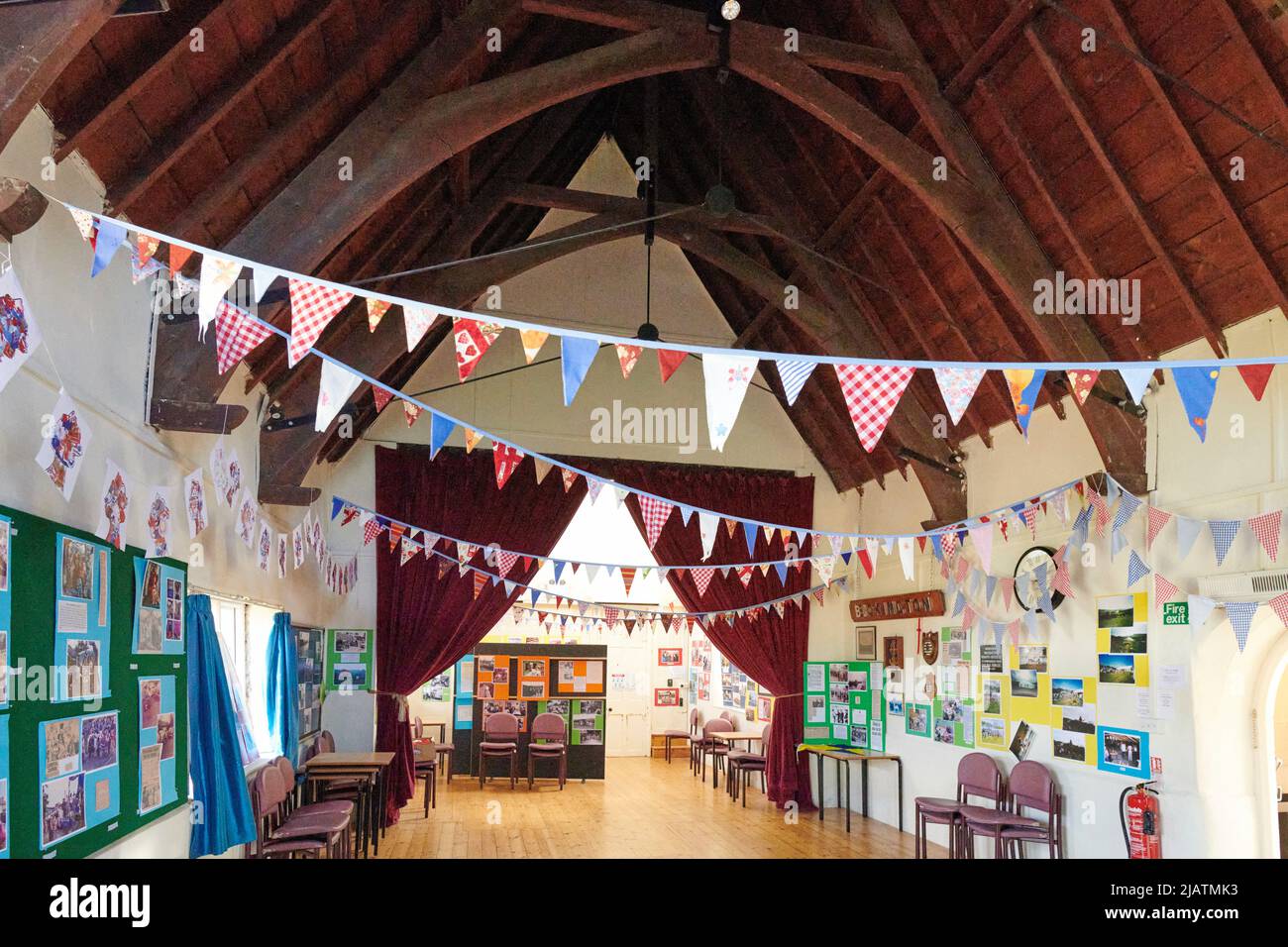 Devon, UK, 31/05/2022, The small South Devon Village of Bickington ...