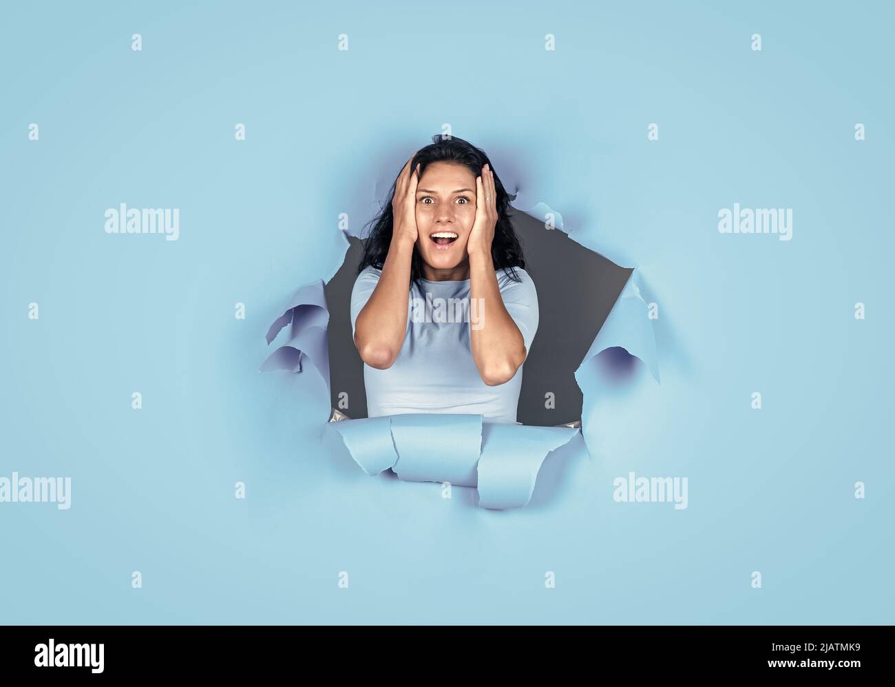 oh my god. express human emotions. female character. happy woman ...