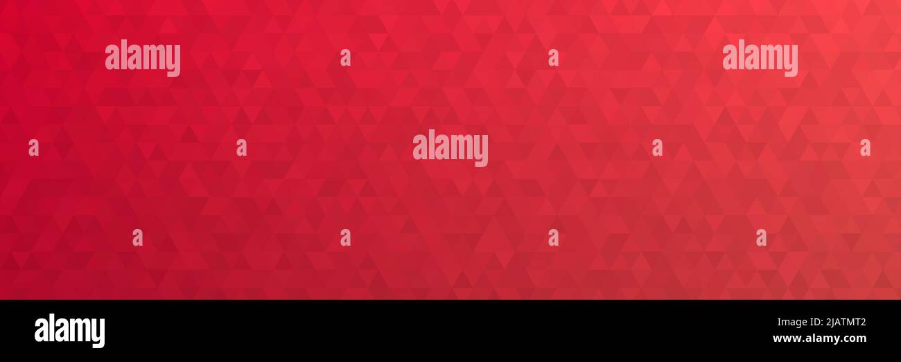 Abstract red low poly background as pattern and panorama header Stock ...