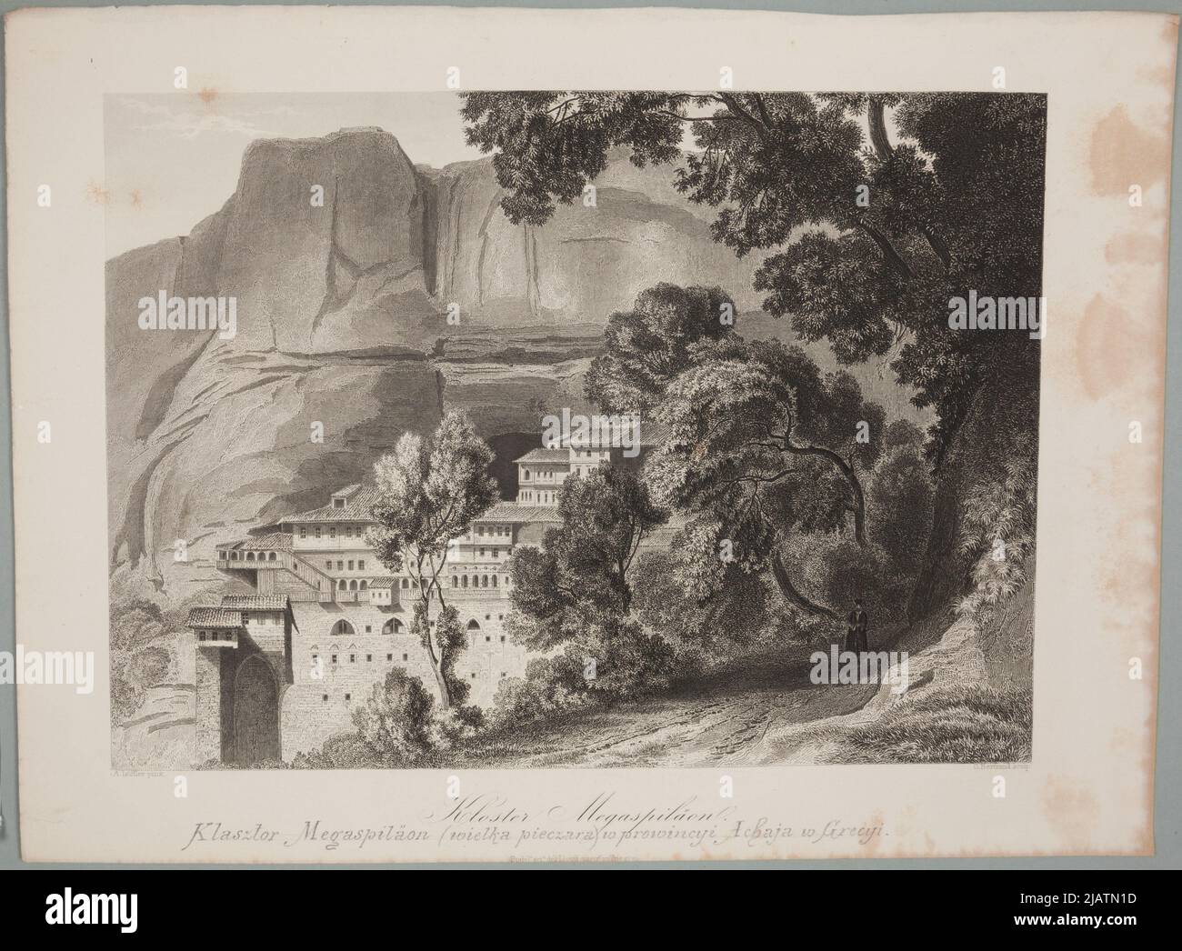 Kloster Megaspiläon Album of engravings Bertrand, C, Löffler, August ...