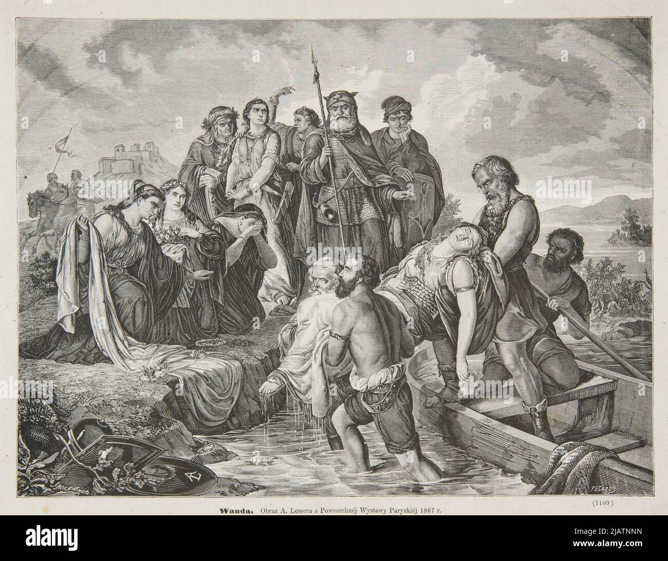 Wanda the heroine of the Polish legend, daughter of Krak and Polish ...