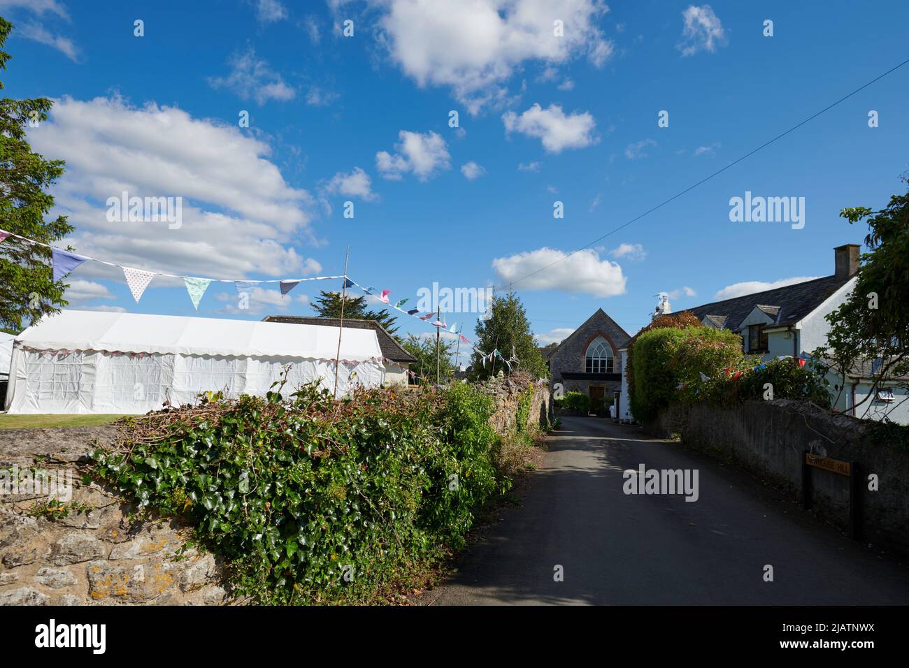 Devon, UK, 31/05/2022, The small South Devon Village of Bickington ...
