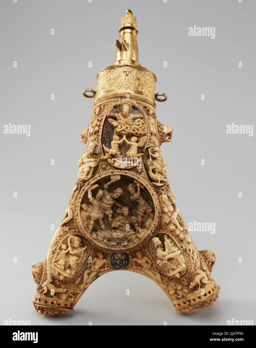 Powder horn owned by King Henry VIII of England Stock Photo - Alamy