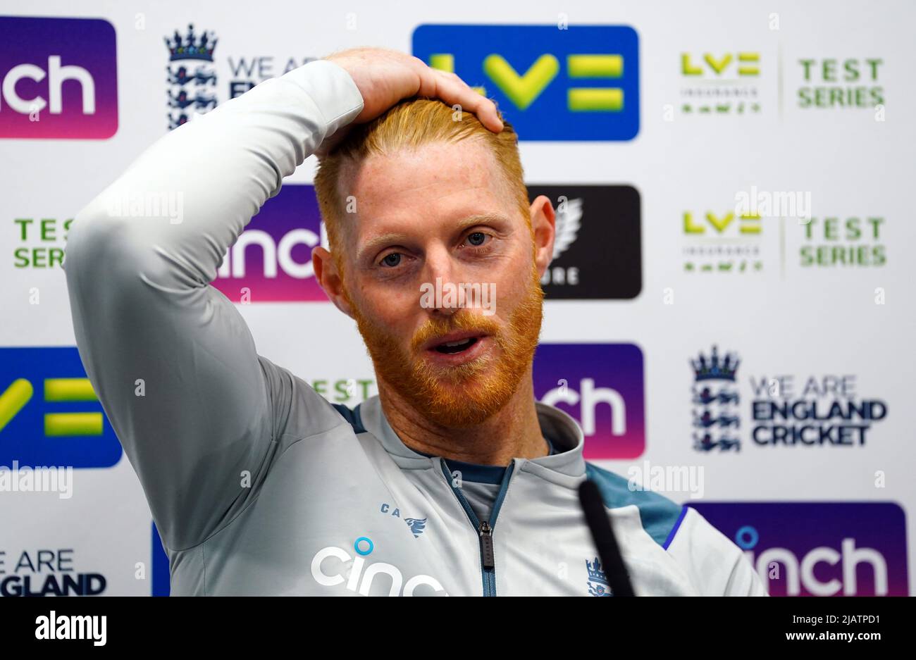 New England captain Ben Stokes during a press conference at Lord's ...