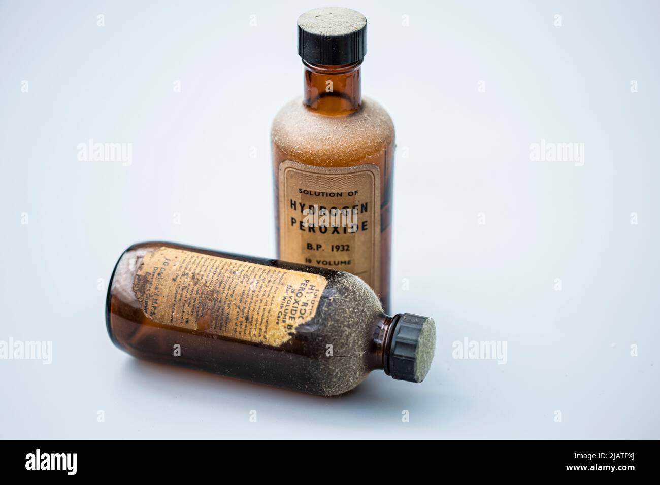 Solution of Hydrogen Peroxide bottles Stock Photo - Alamy