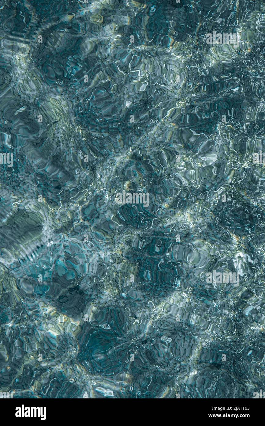 water reflection in the swimming pool abstract background Stock Photo ...