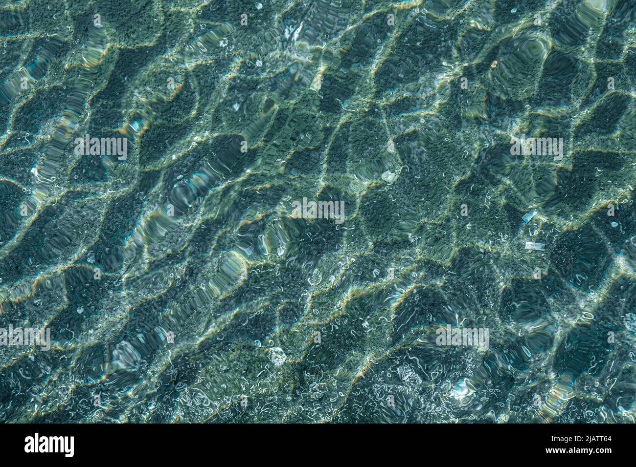 water reflection in the swimming pool abstract background Stock Photo ...