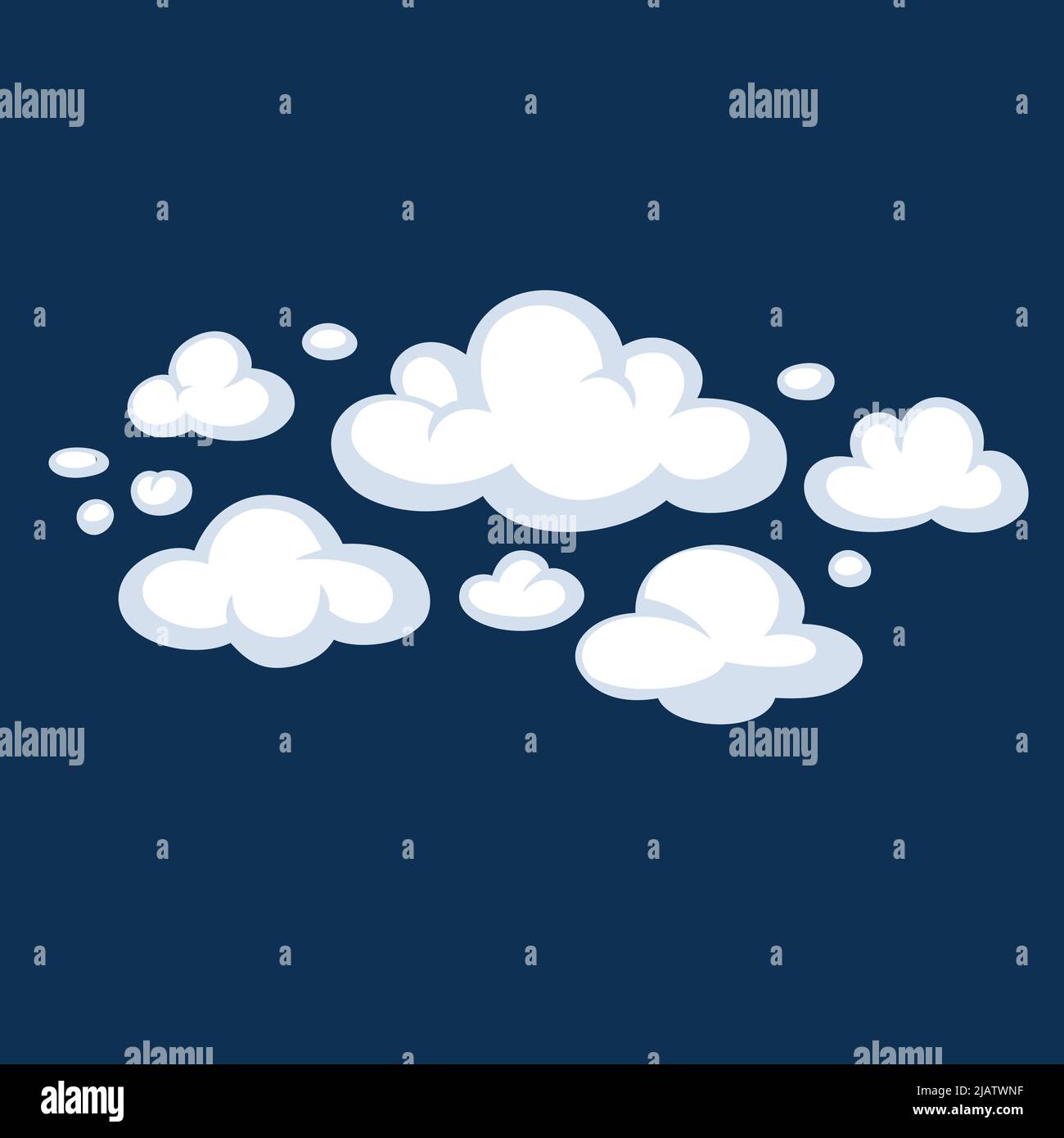 Steam cloud animation cartoon white hi-res stock photography and images ...