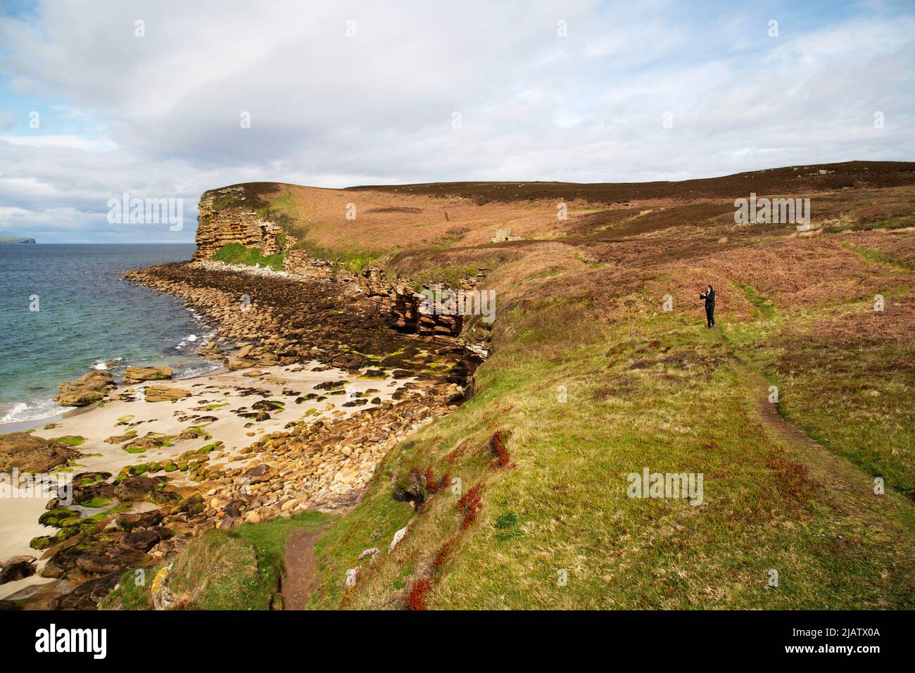 Coastal views from Dunnet head, the most northerly point not the ...