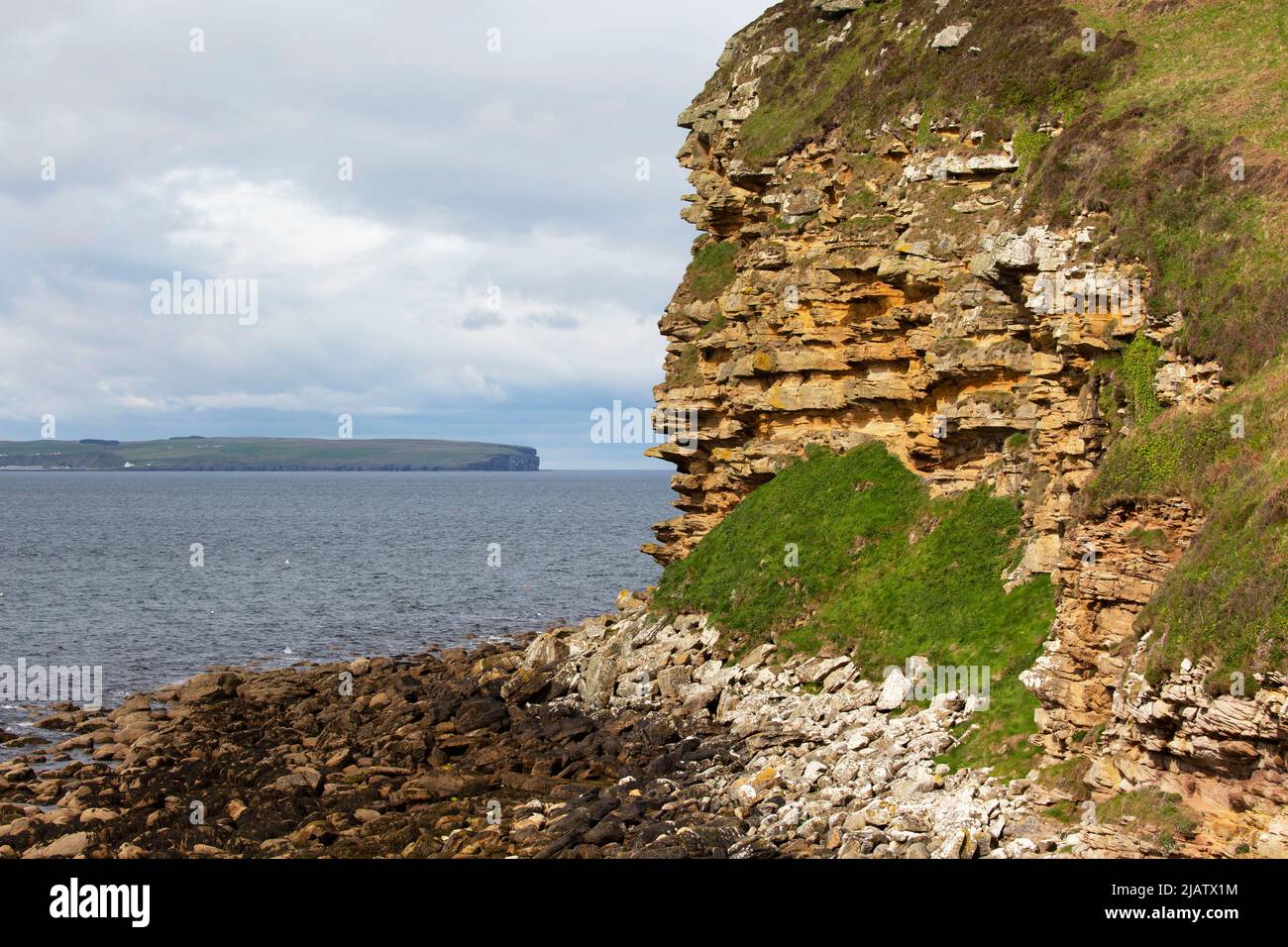 Coastal views from Dunnet head, the most northerly point not the ...