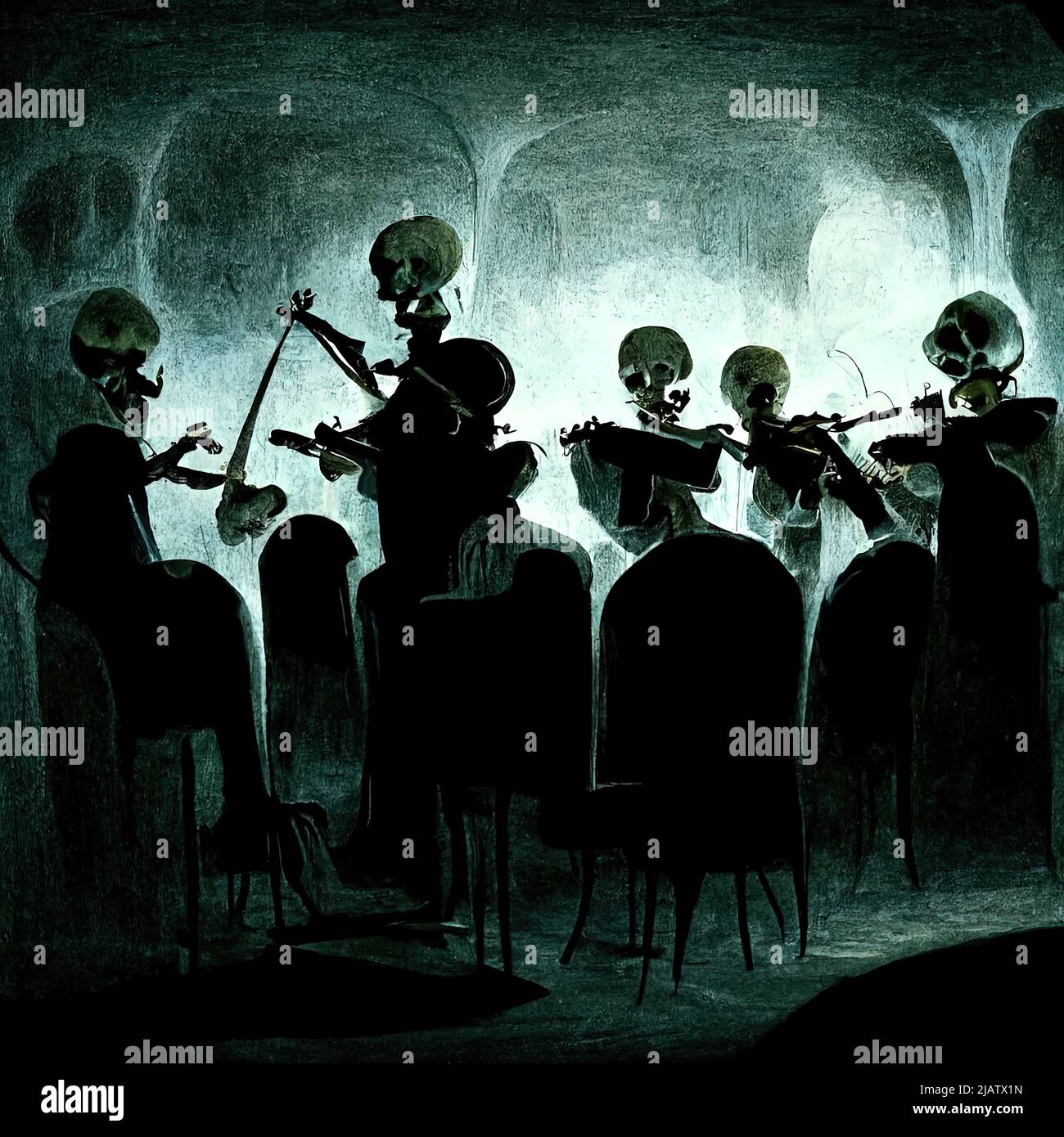 The skeleton orchestra hi-res stock photography and images - Alamy