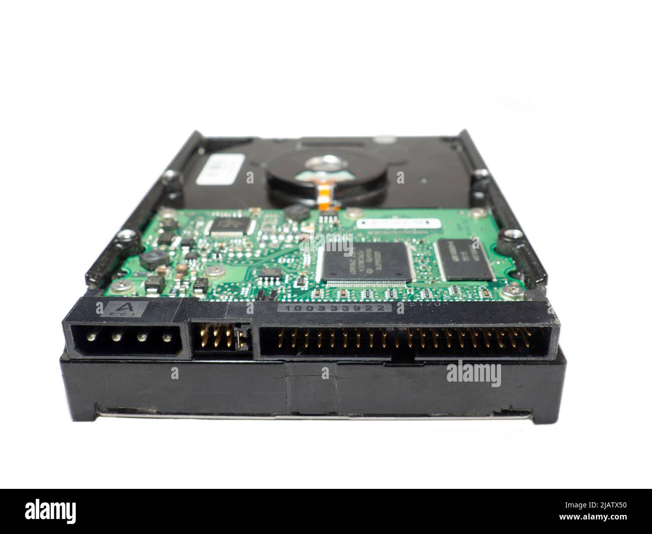 Computer hard drive. Electronics. Part of the mechanism. Chip Stock ...