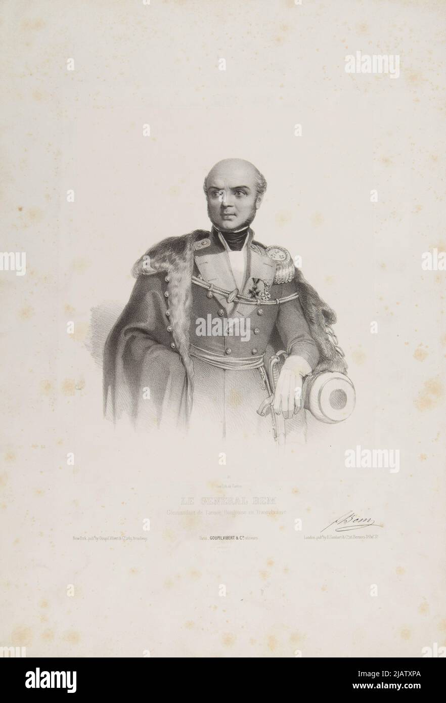 General Bem Commander of the Hungarian Army and Transylvania Goupil ...