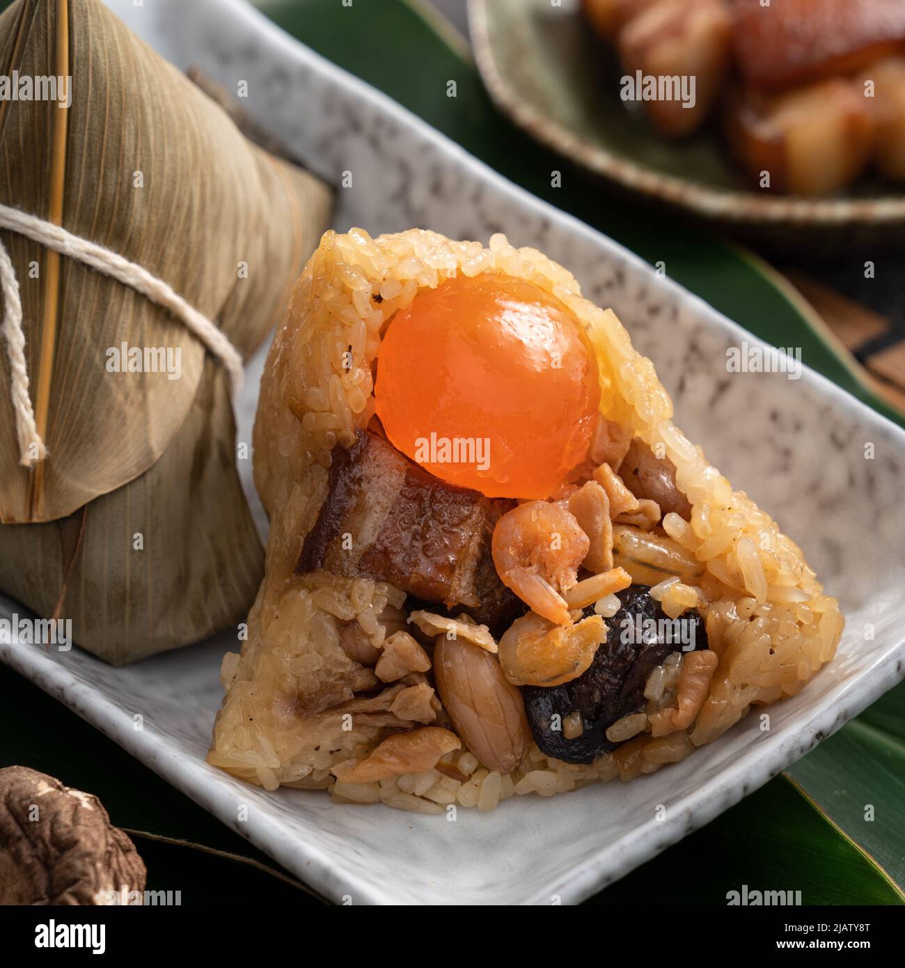 Zongzi, rice dumpling for Chinese traditional Dragon Boat Festival ...