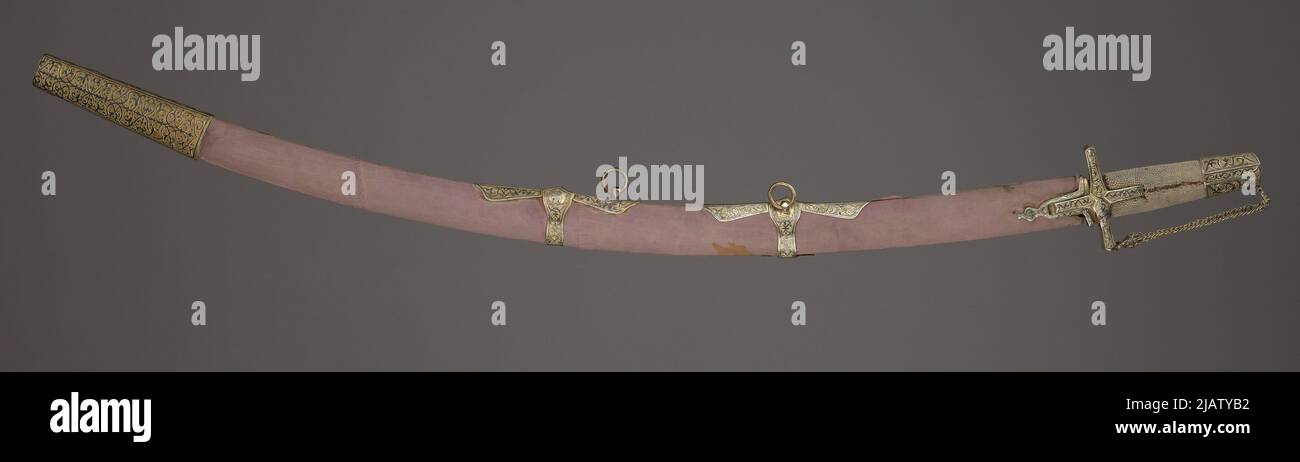 Sabre of the Tatar type chechuga with scabbard unknown Stock Photo - Alamy