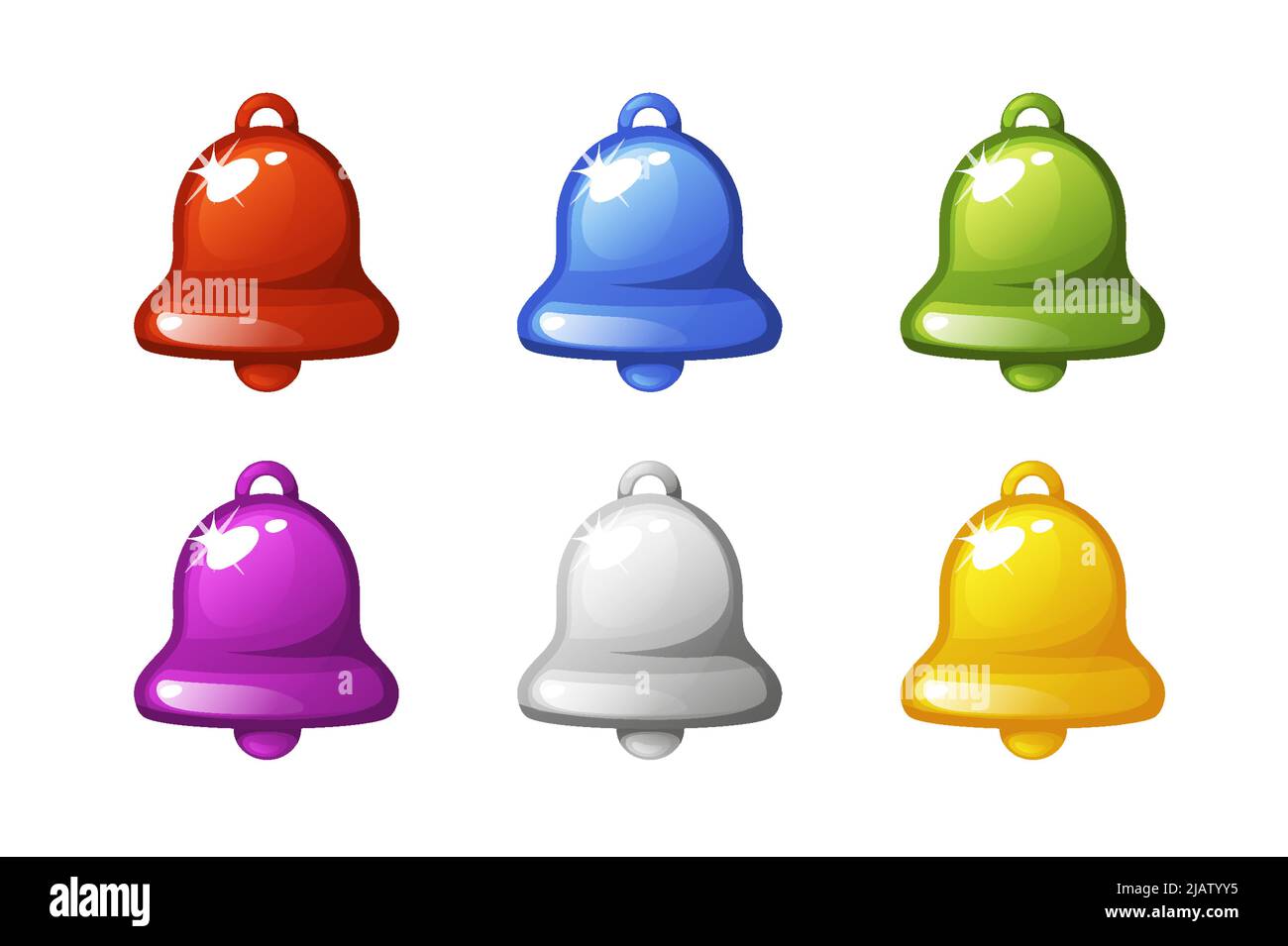 Set call mobile, notification icon for game Stock Vector Image & Art ...