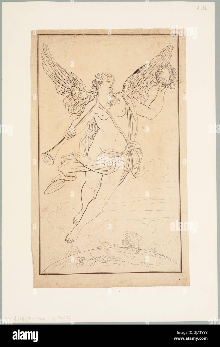 The goddess of victory Nike. unknown Stock Photo - Alamy