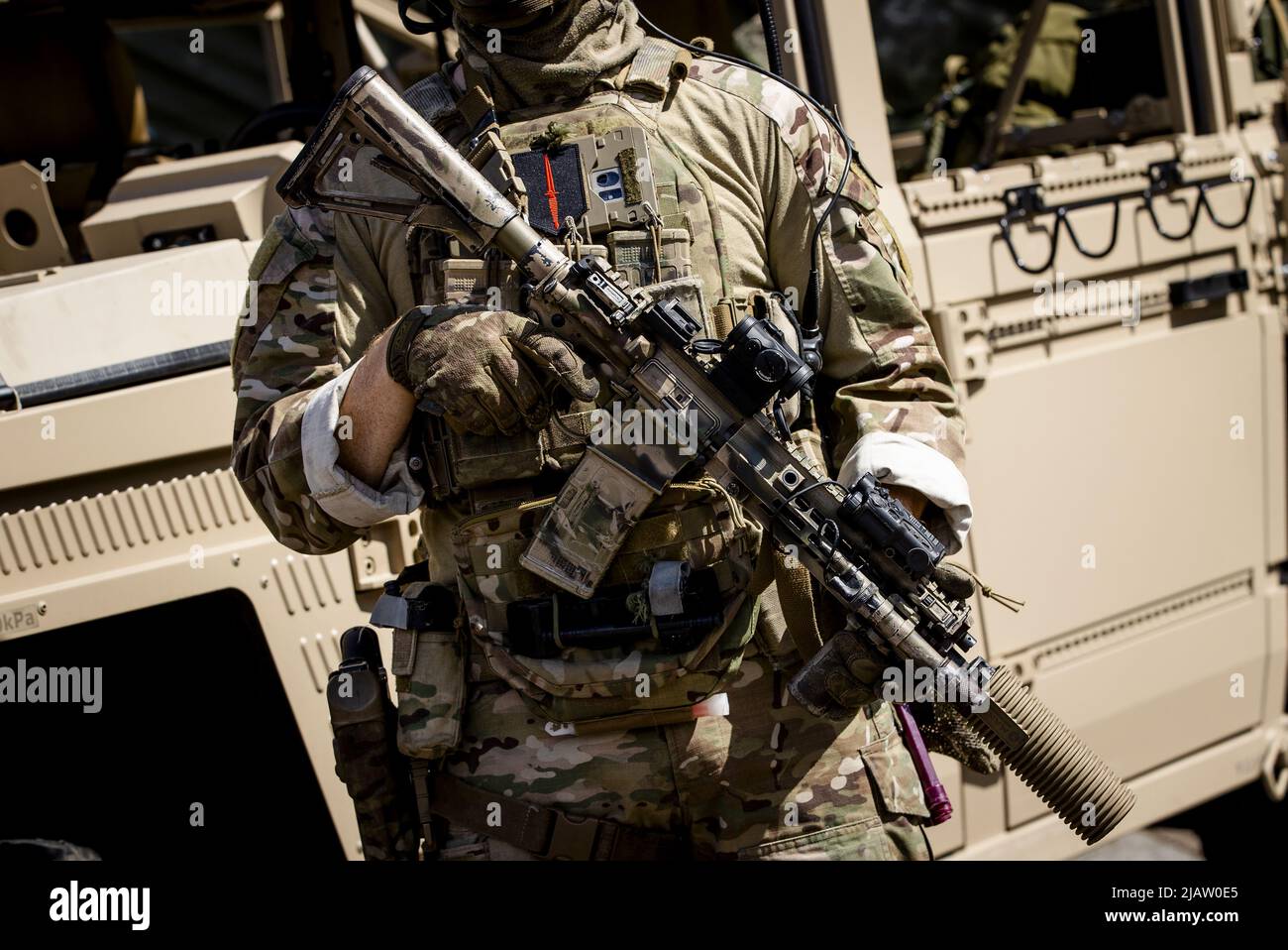 2022-06-01 11:37:07 ROTTERDAM - An operator of the Commando Corps (KCT ...