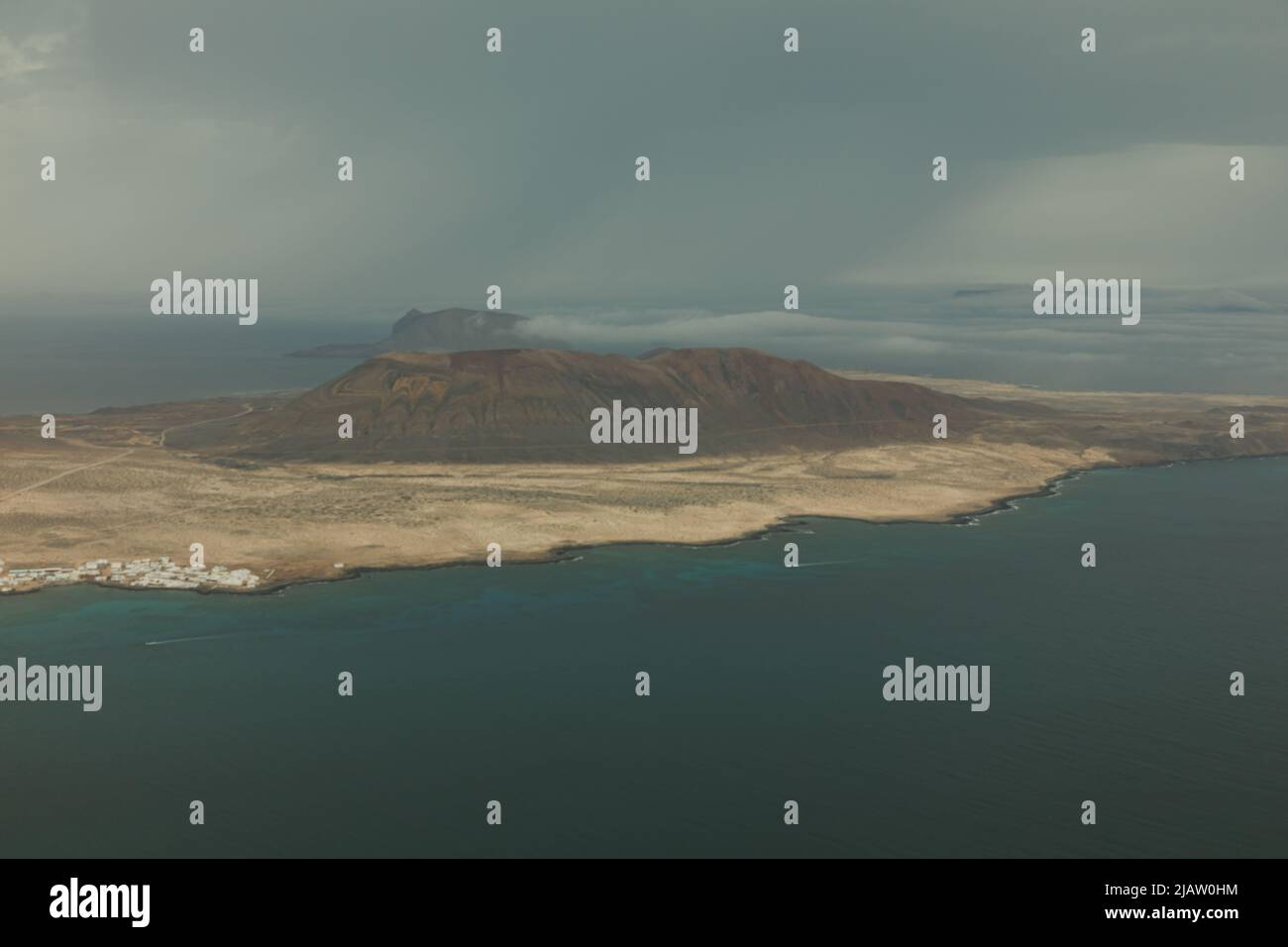 view of a volcano from Mirador del Miro Stock Photo - Alamy