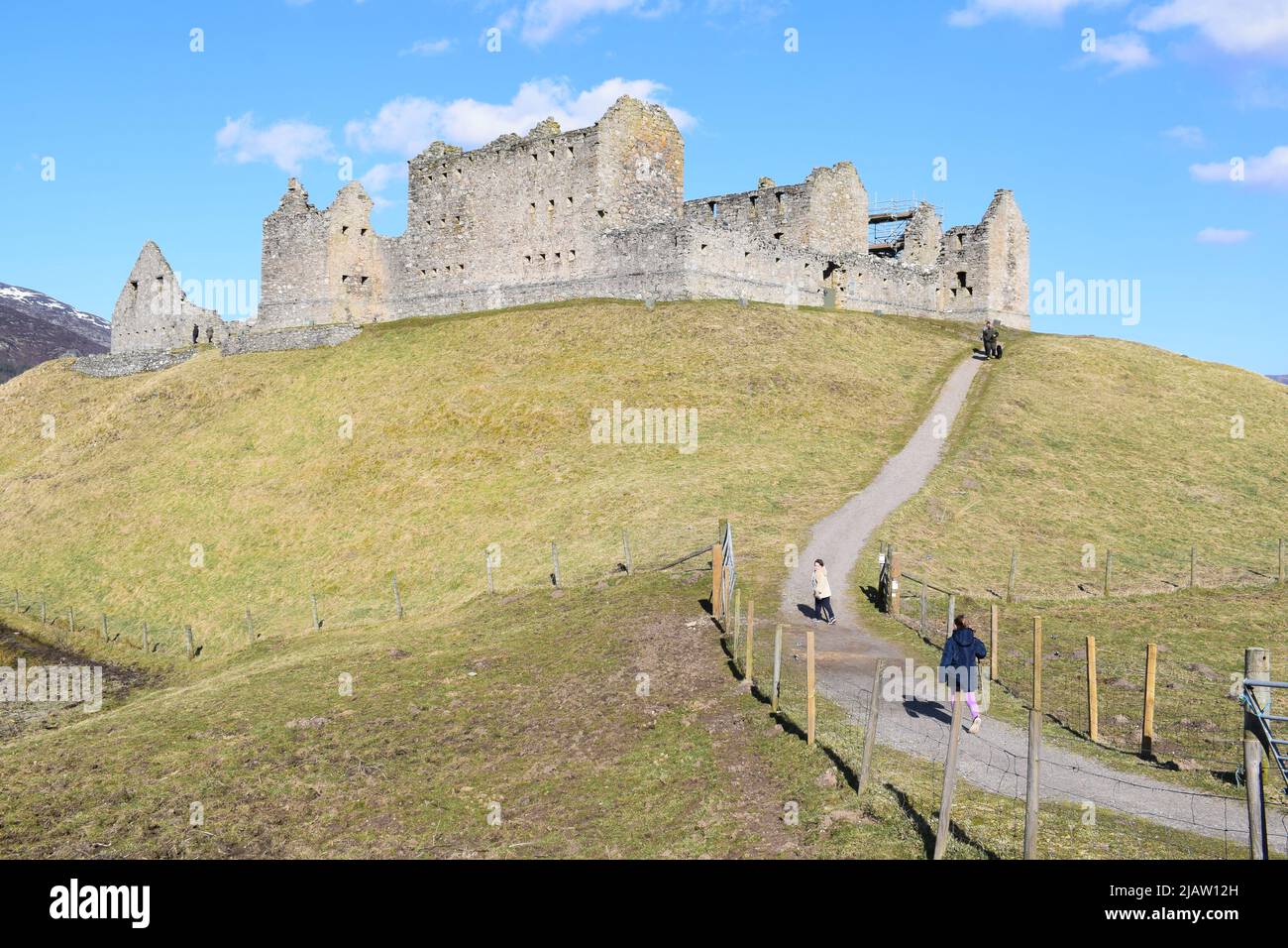 Ruthven Barracks Scottish Highlands Scotland UK Military Stock Photo ...