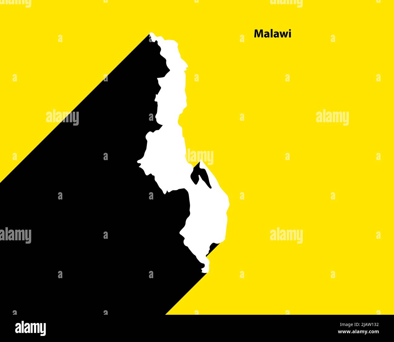 Malawi map hi-res stock photography and images - Alamy
