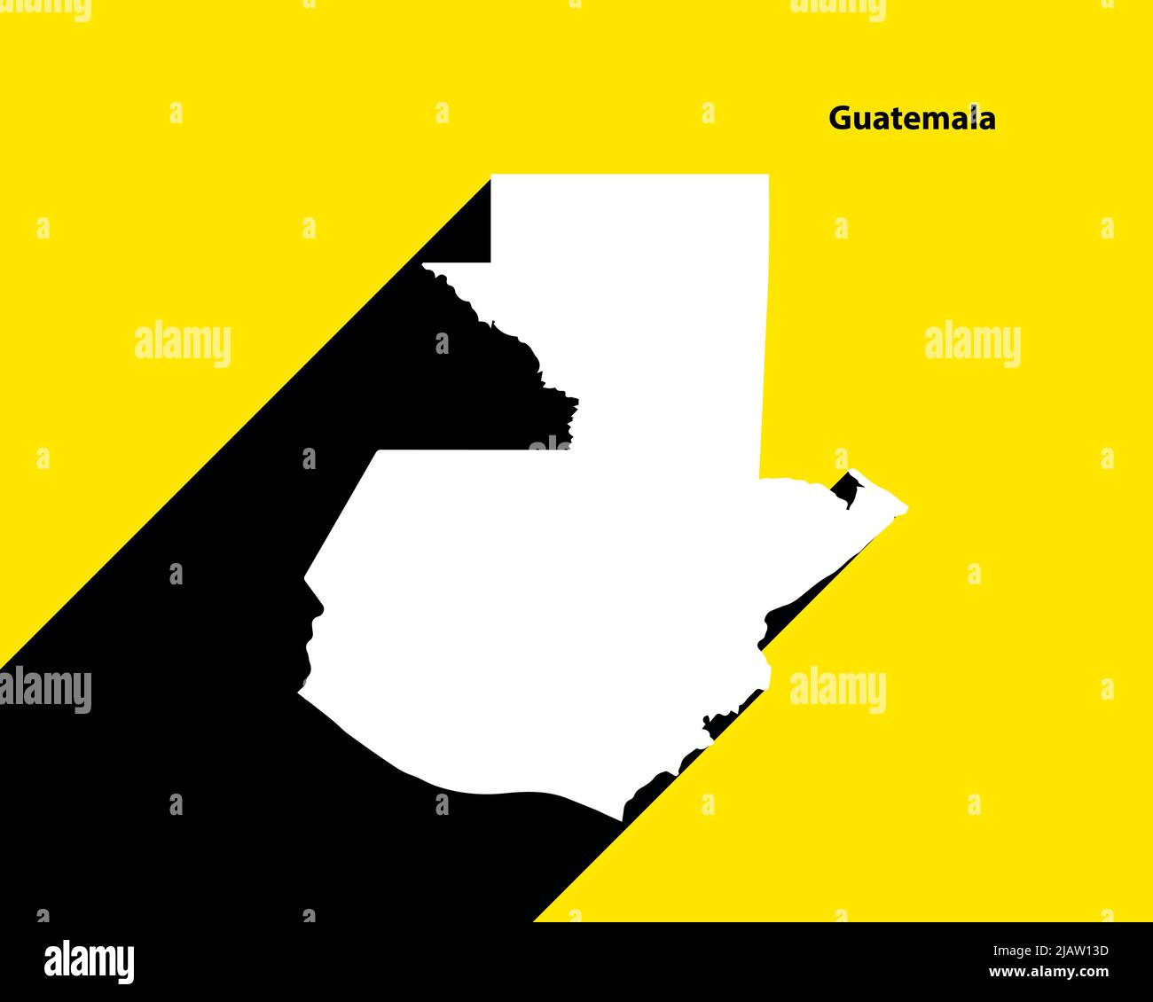 Vintage map of guatemala hi-res stock photography and images - Alamy