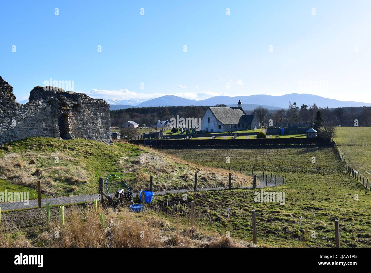 Ruthven Barracks Scottish Highlands Scotland UK Military Stock Photo ...
