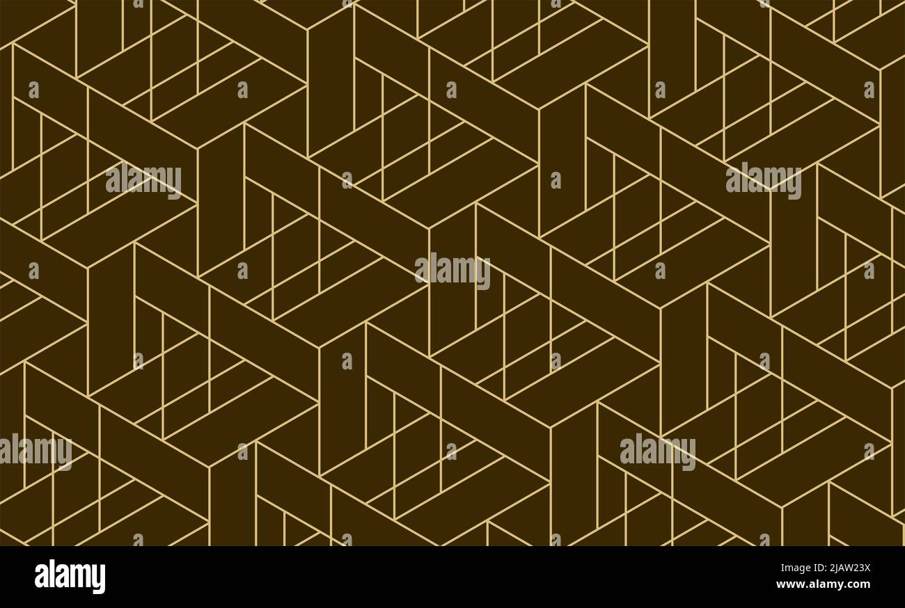 abstract gold brown polygon shape, geometric pattern texture background, triangle and hexagon ...