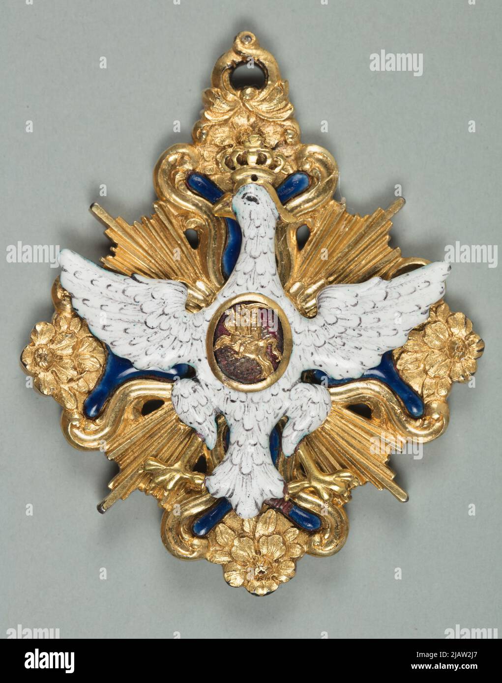 Canon’s cross with the Eagle and Pahonia coats of arms unknown Stock ...