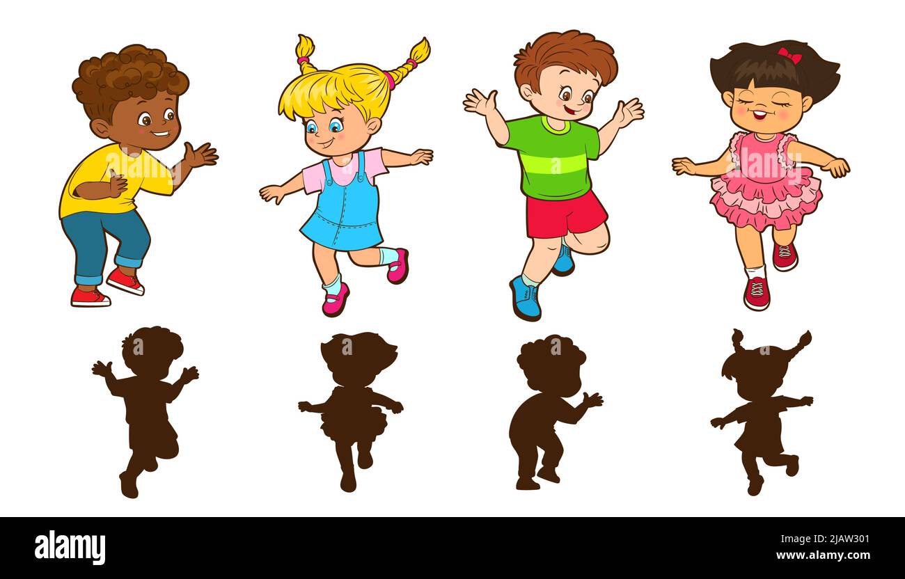 Girls leap Stock Vector Images - Alamy