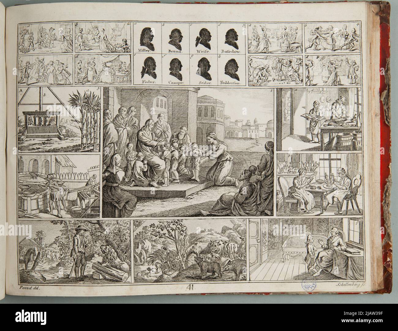 Card No. 41. In the central part of the card the largest of the ...
