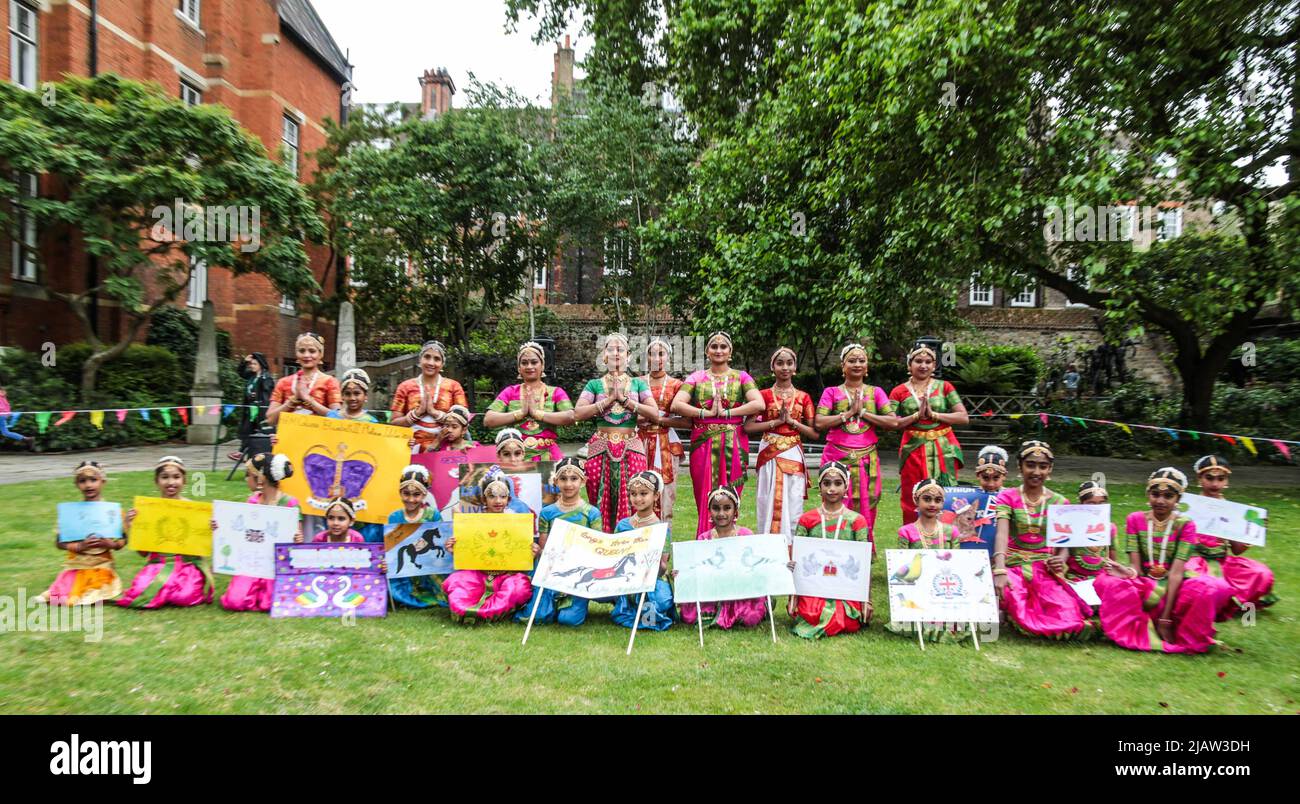 London UK 01 June 2022, Arunima Kumar dance school performing in the ...