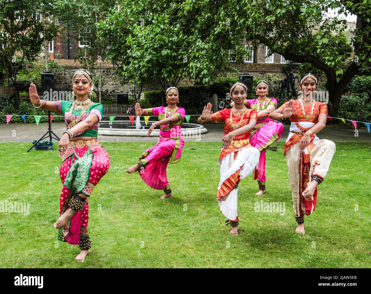 London UK 01 June 2022, Arunima Kumar dance school performing in the ...