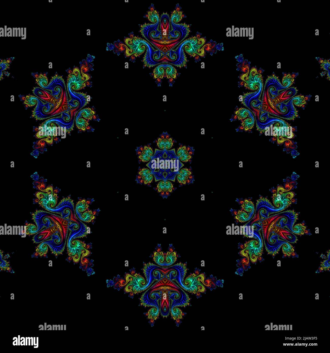 Abstract Computer generated Fractal design. A fractal is a never-ending ...