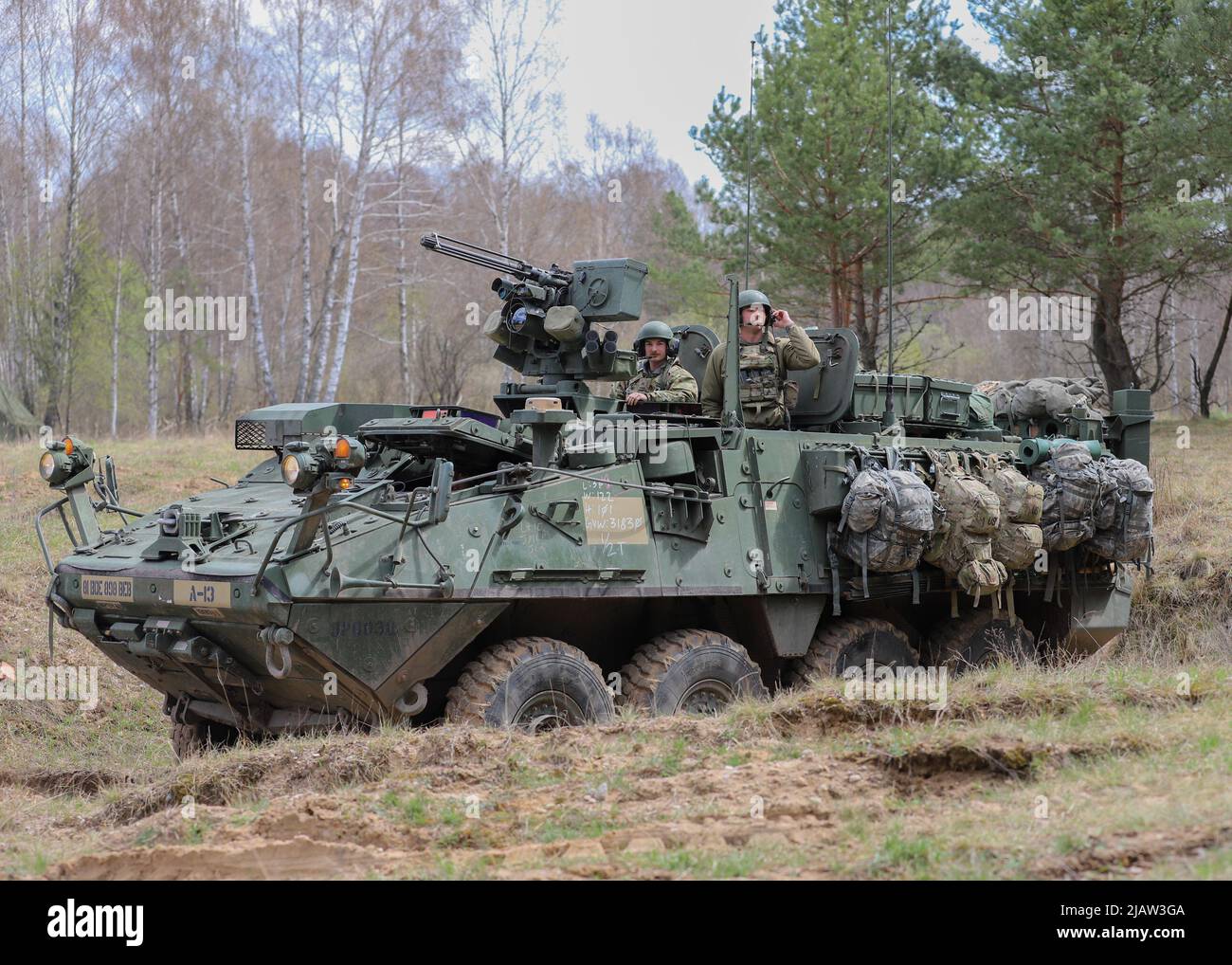 Bemowo Piskie Training Area, Orzysz, Poland - Cpl. Jason Cain (left ...