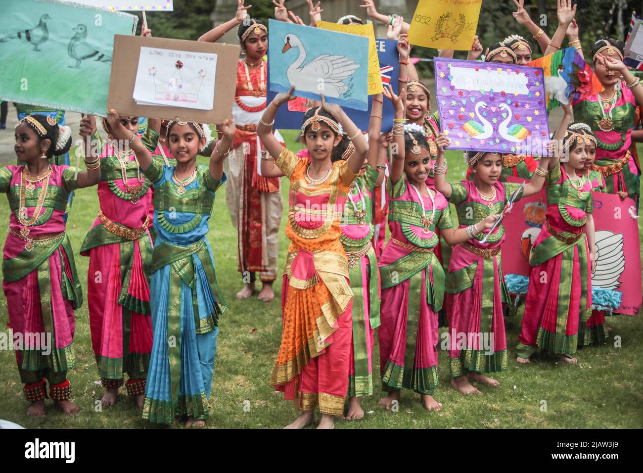 London UK 01 June 2022, Arunima Kumar dance school performing in the ...