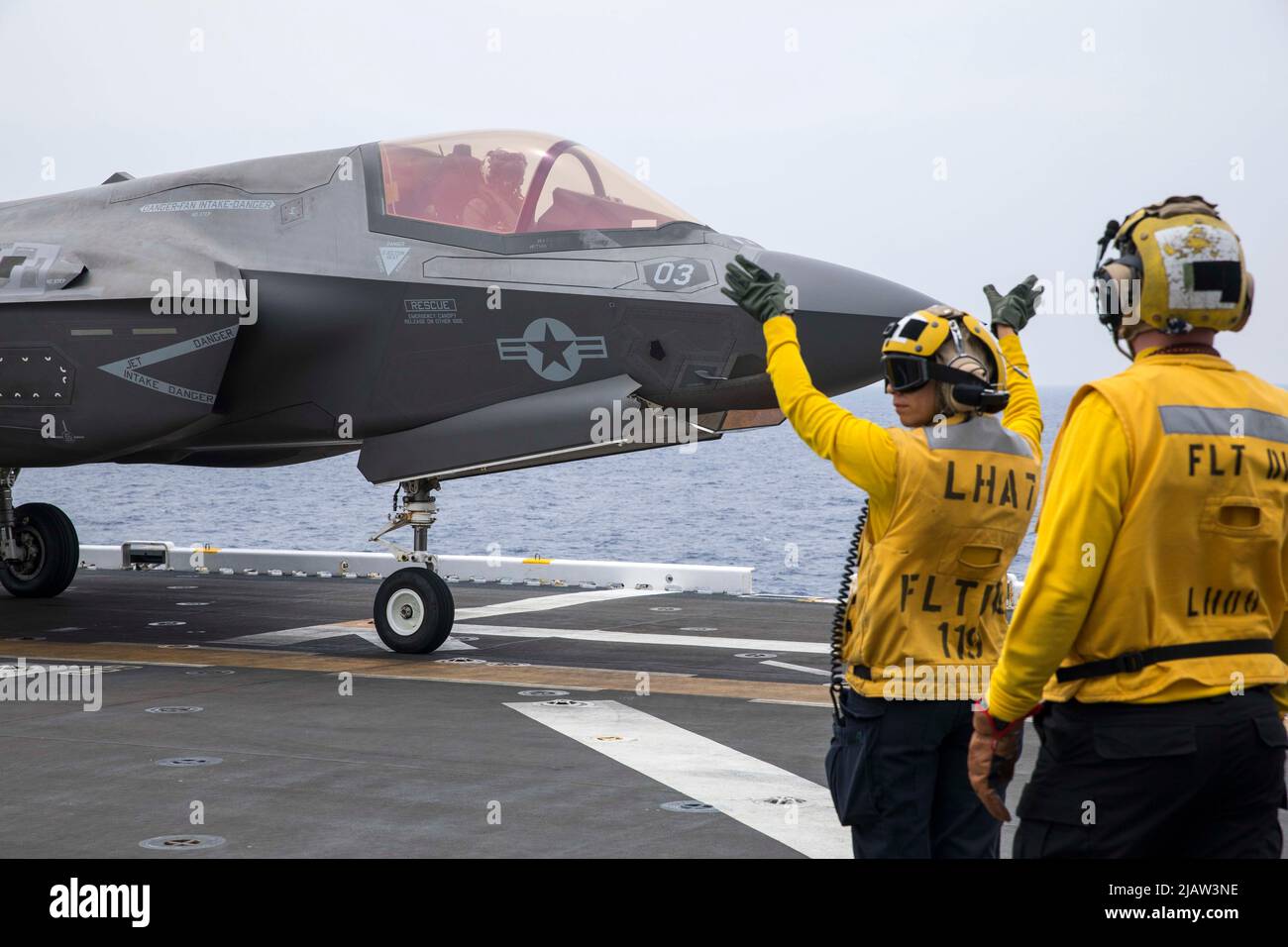 U.S. Navy Aviation Boatswain's Mate (Handling) 3rd Class Carla Rivera ...