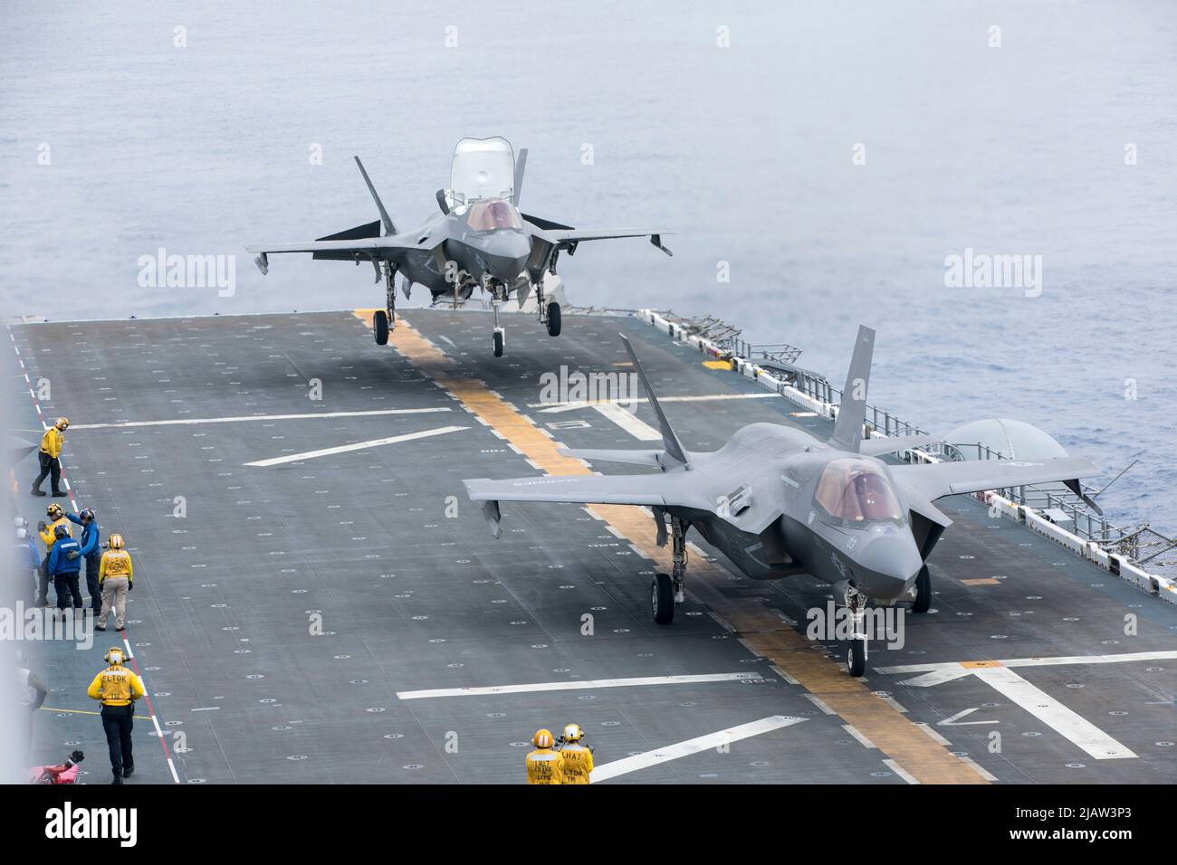 U.S. Marine Corps F-35B Lightning II aircraft with Marine Fighter ...