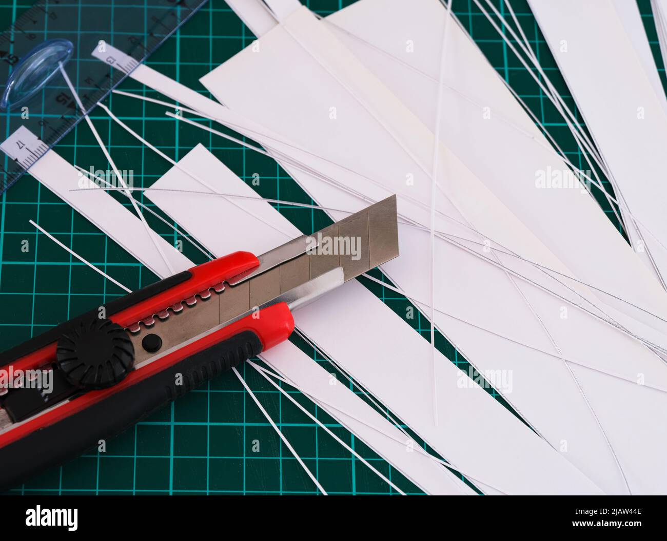 Cutting mat ruler hi-res stock photography and images - Alamy