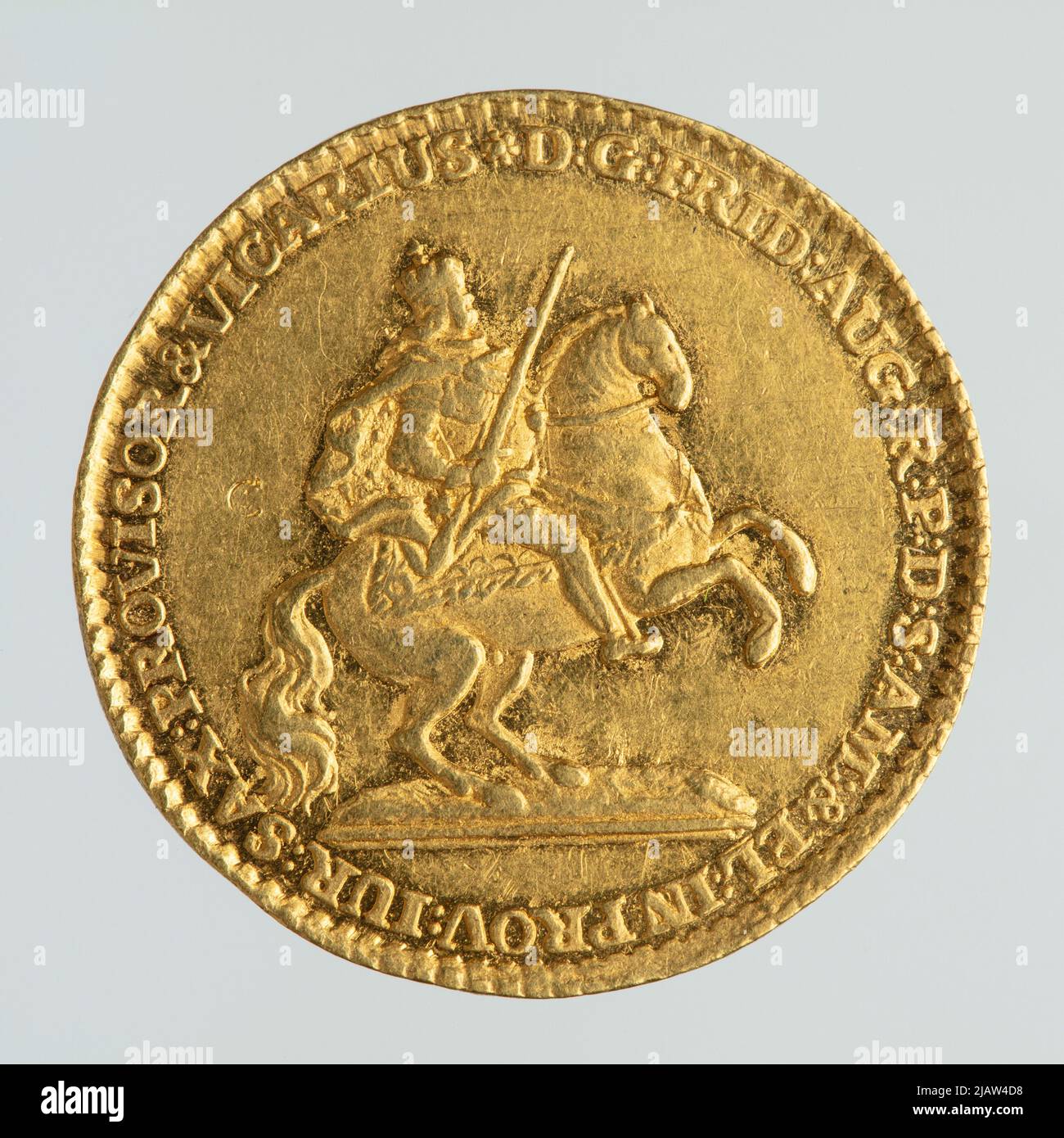 August III (Medal Dukat Stock Photo - Alamy