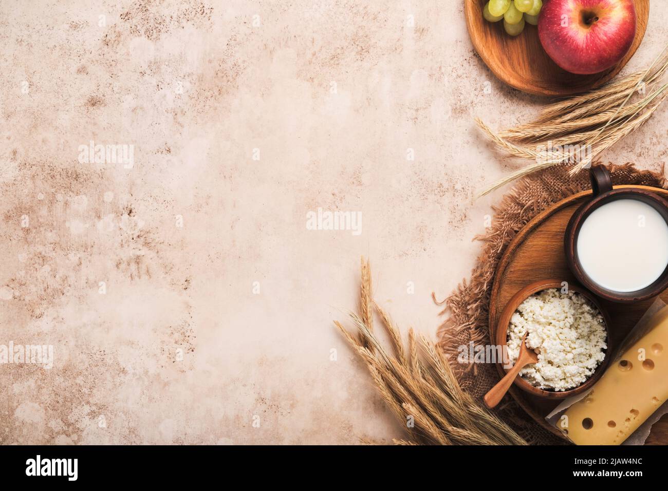 Happy Shavuot. Background for Shavuot traditional religious Jewish ...