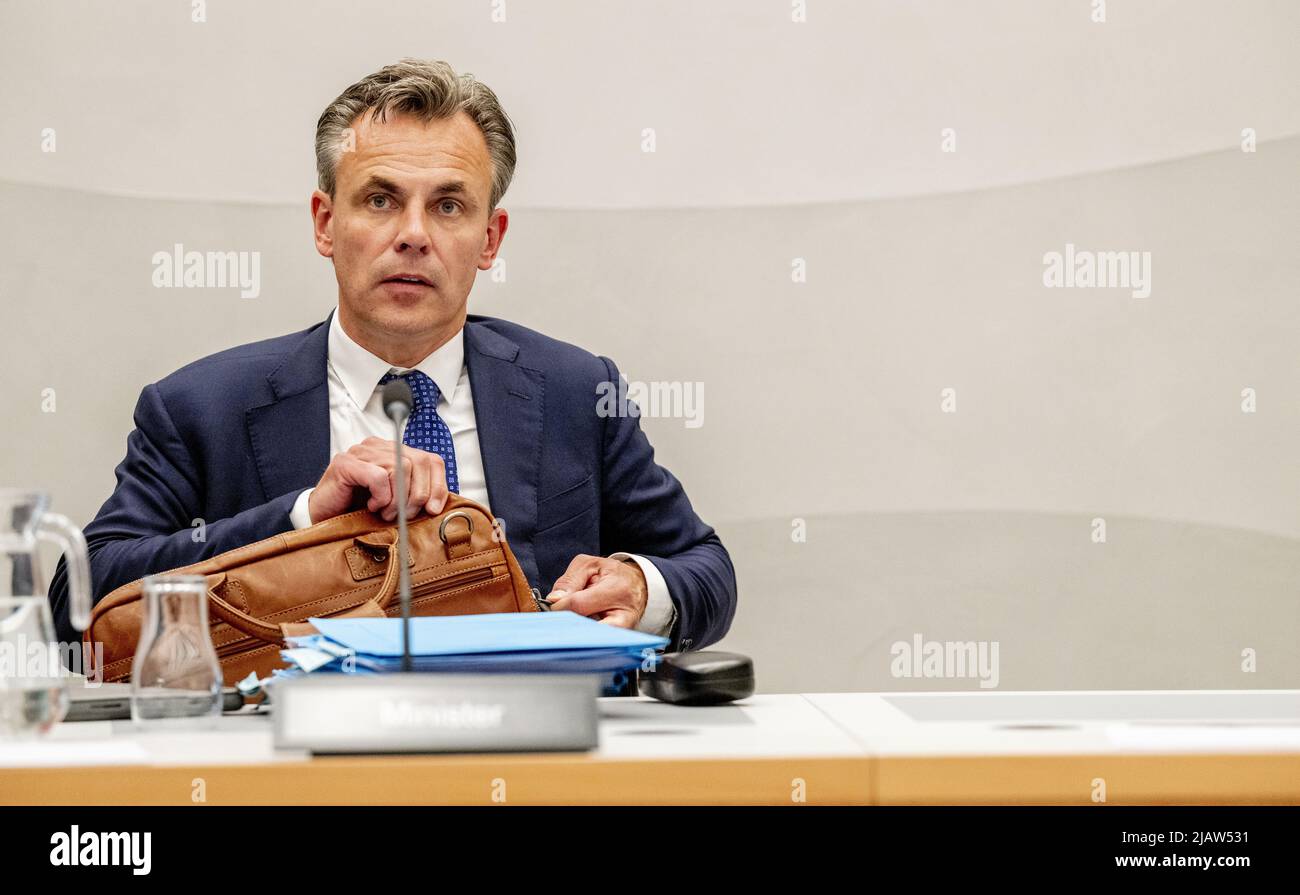 2022-06-01 14:01:04 THE HAGUE -Mark Harbers Minister of Infrastructure ...