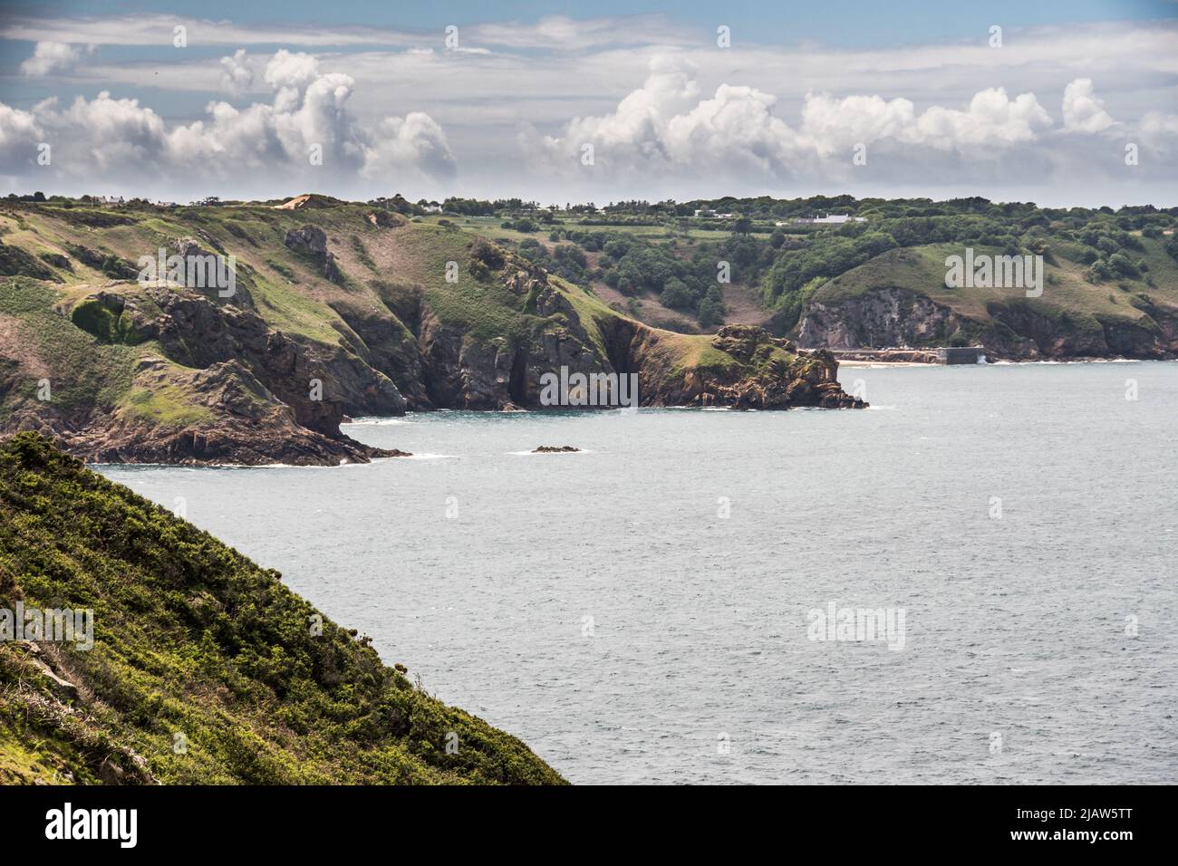 Landscapes and nature Jersey Island - Channel Island - Kanalinsen Stock ...