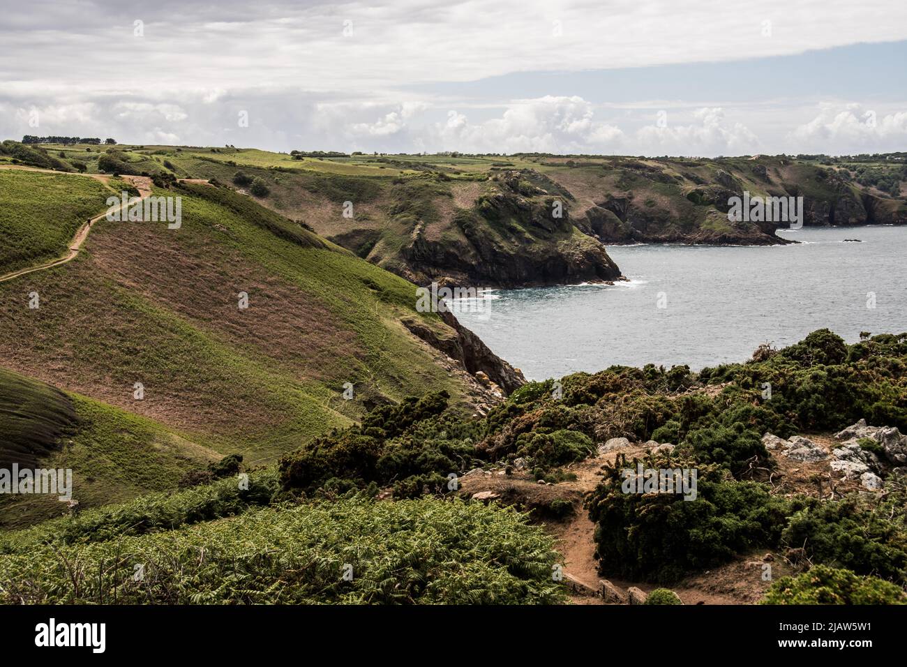 Landscapes and nature Jersey Island - Channel Island - Kanalinsen Stock ...