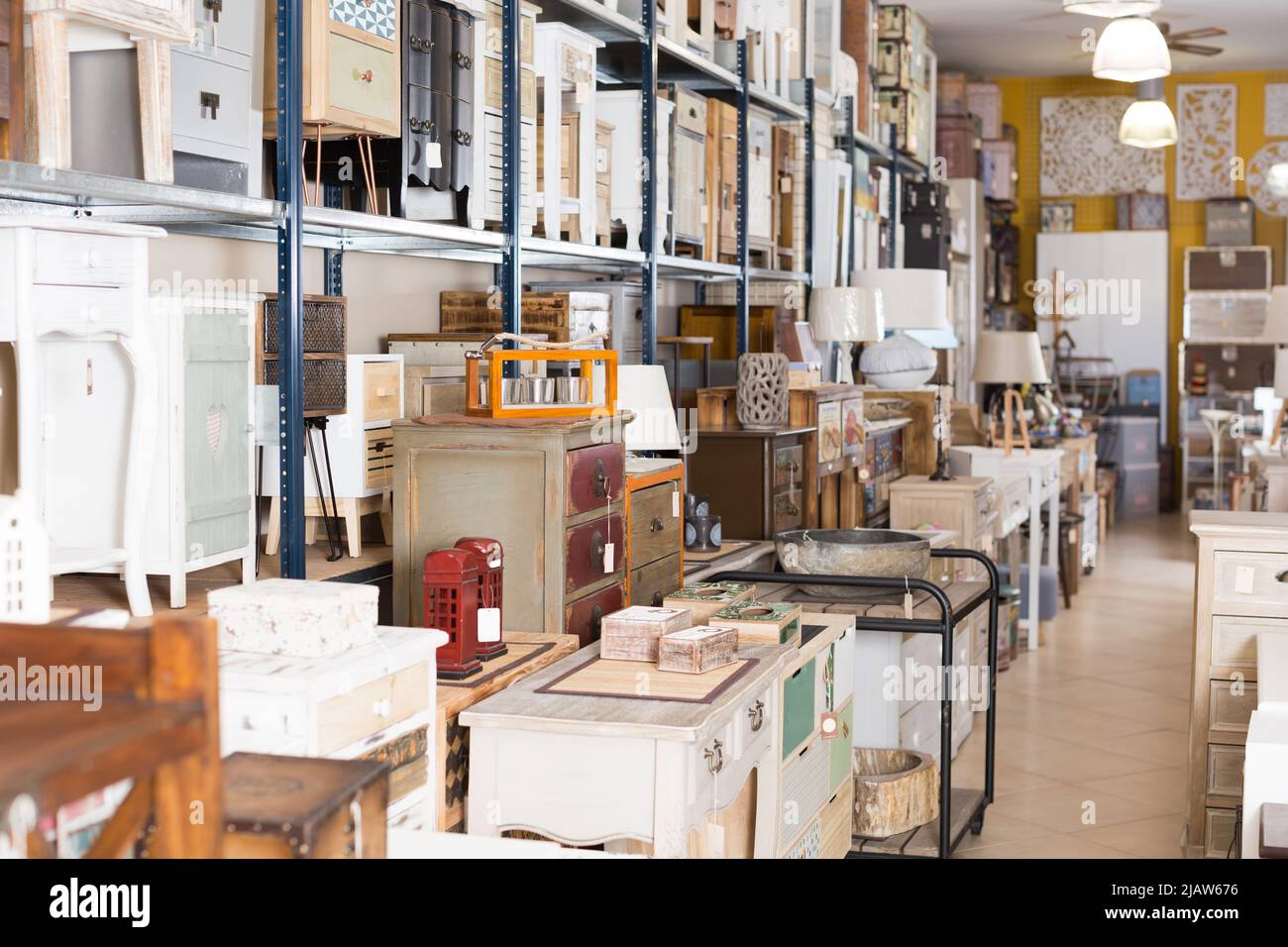 Inside wooden furniture store hi-res stock photography and images - Alamy