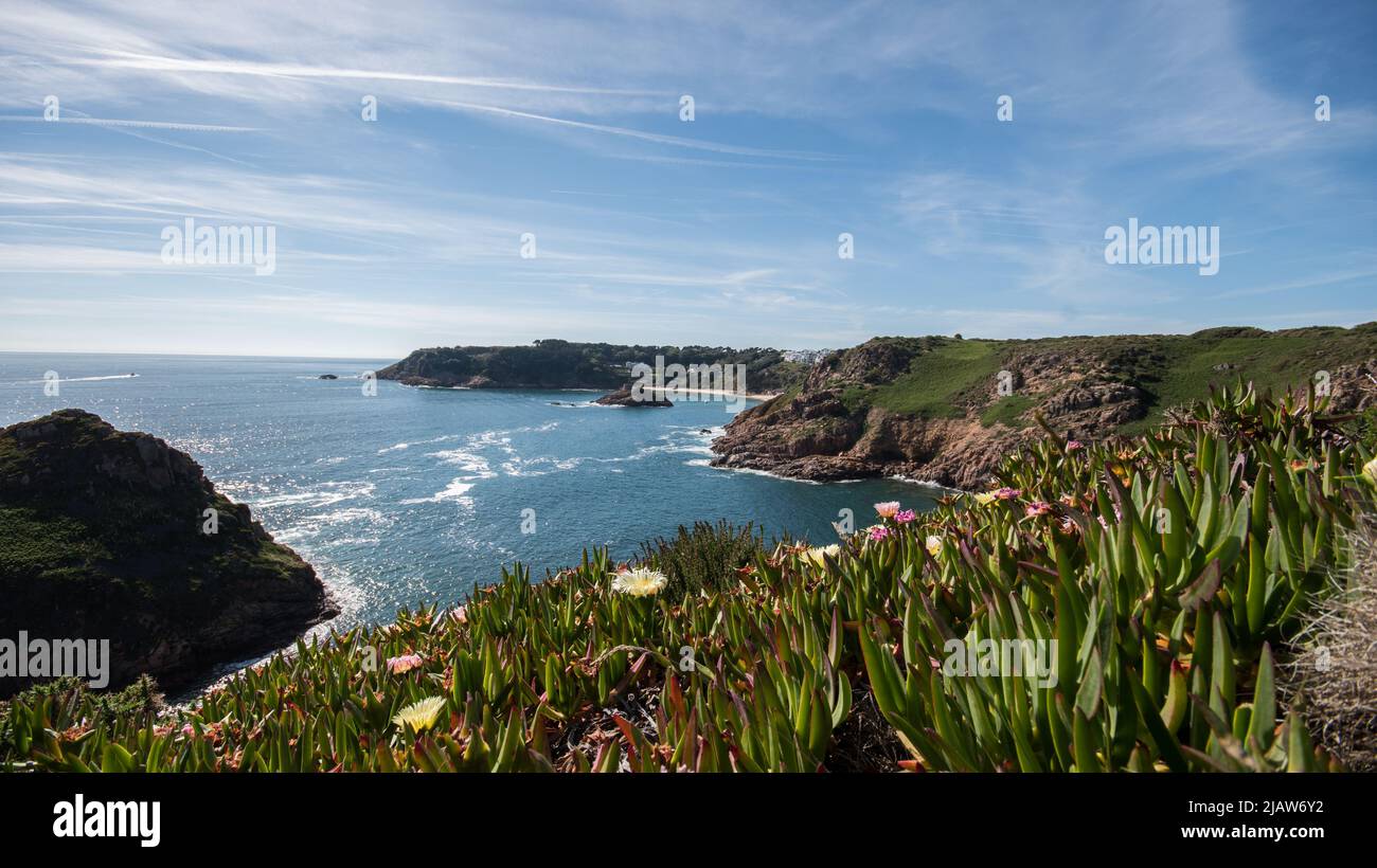 Landscapes and nature Jersey Island - Channel Island - Kanalinsen Stock ...