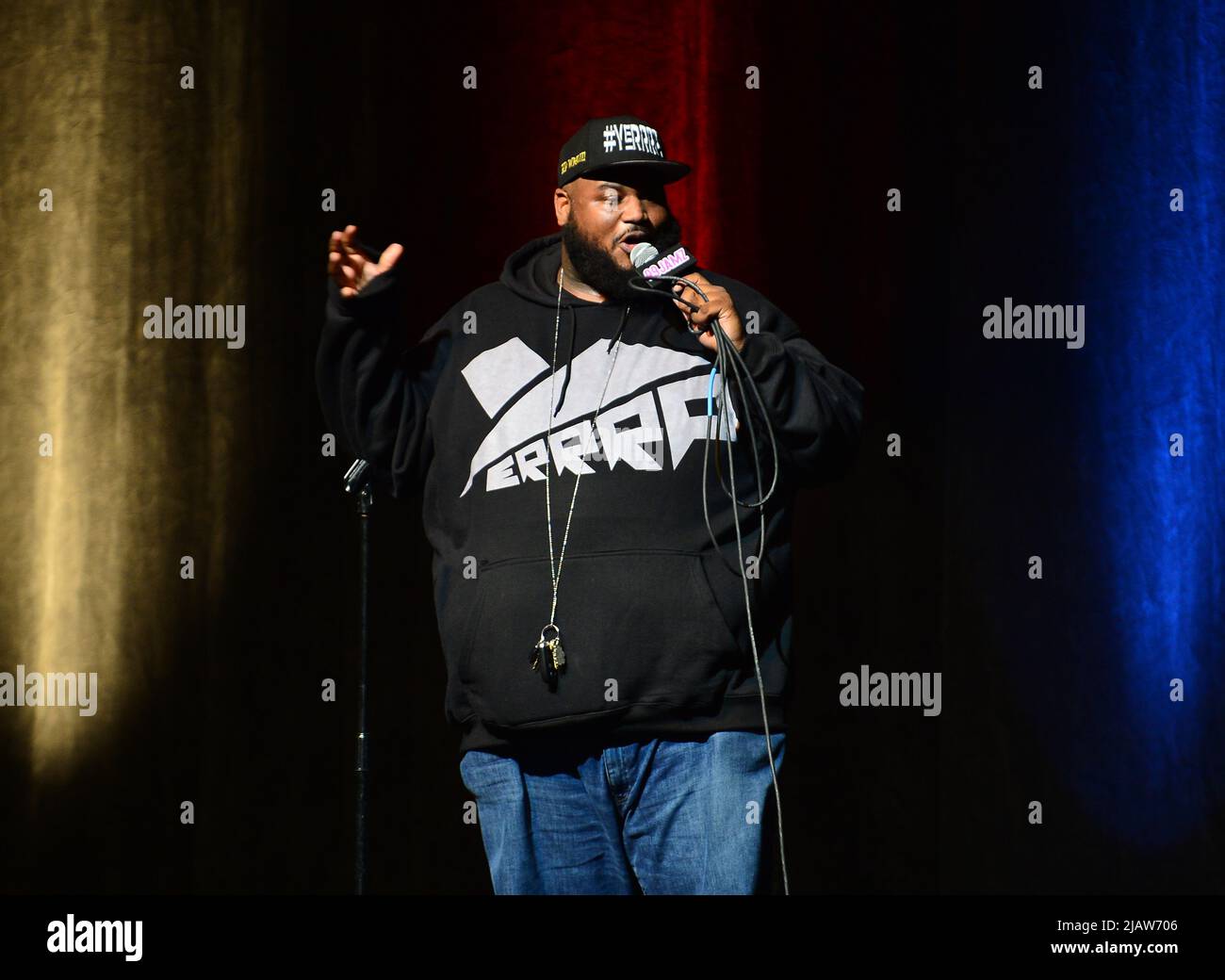 MIAMI, FL - MAY 30: Comedian Big Mack performs live on stage during 'No ...