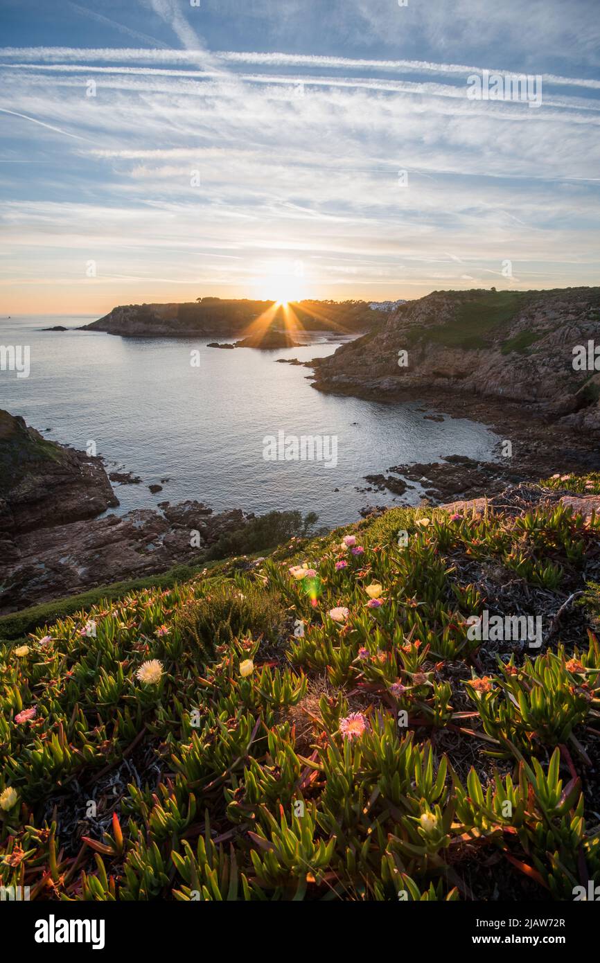 Landscapes and nature Jersey Island - Channel Island - Kanalinsen Stock ...