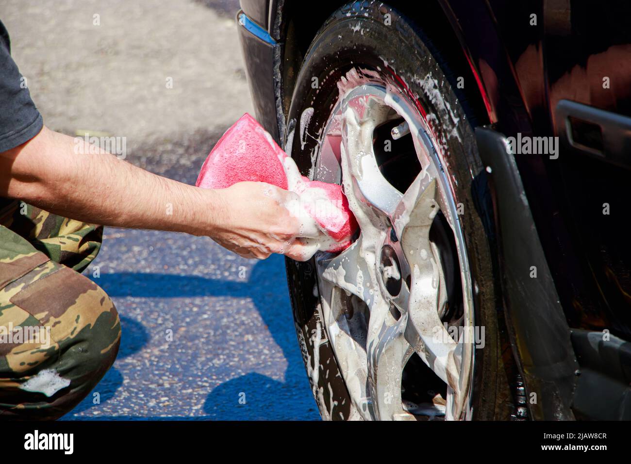 Hand soap foam hi-res stock photography and images - Alamy