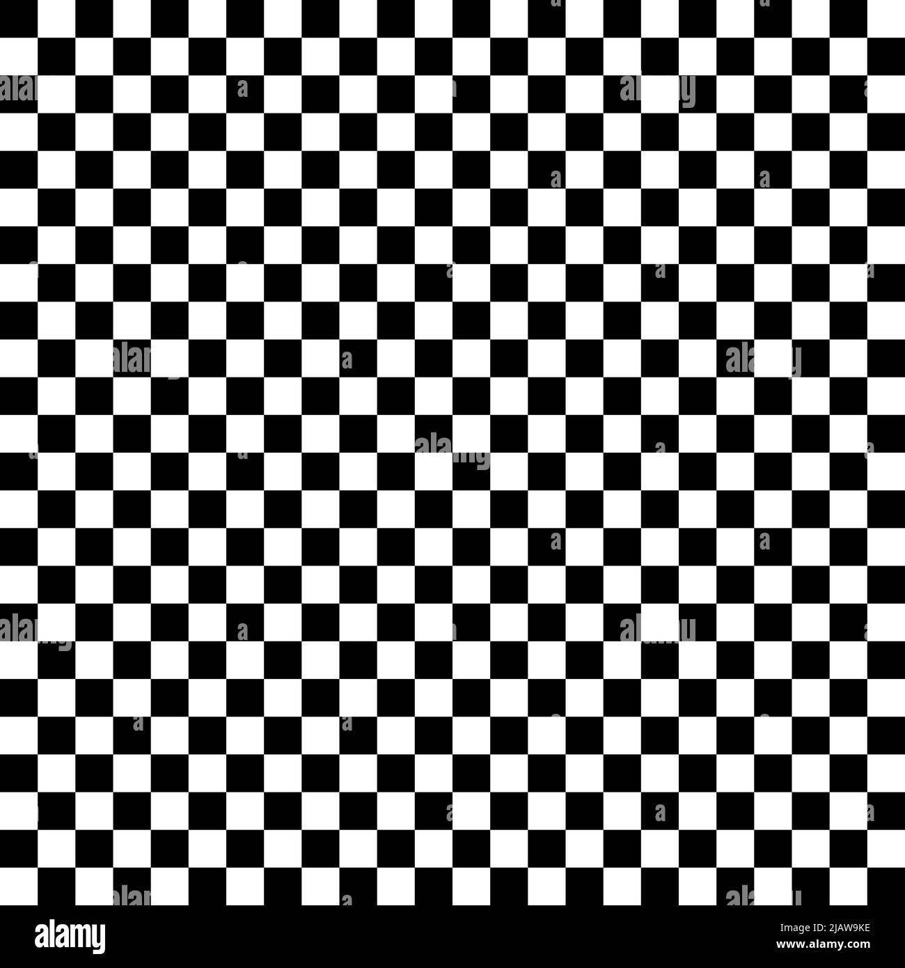 Black and white chessboard pattern with checkers vector illustration ...
